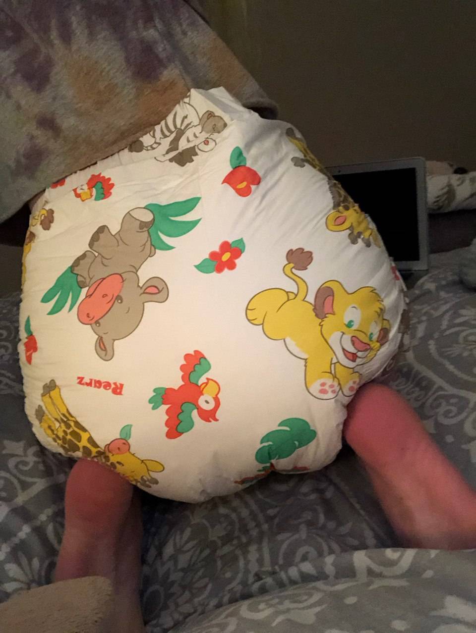 My fully covered diaper butt ;) | Scrolller