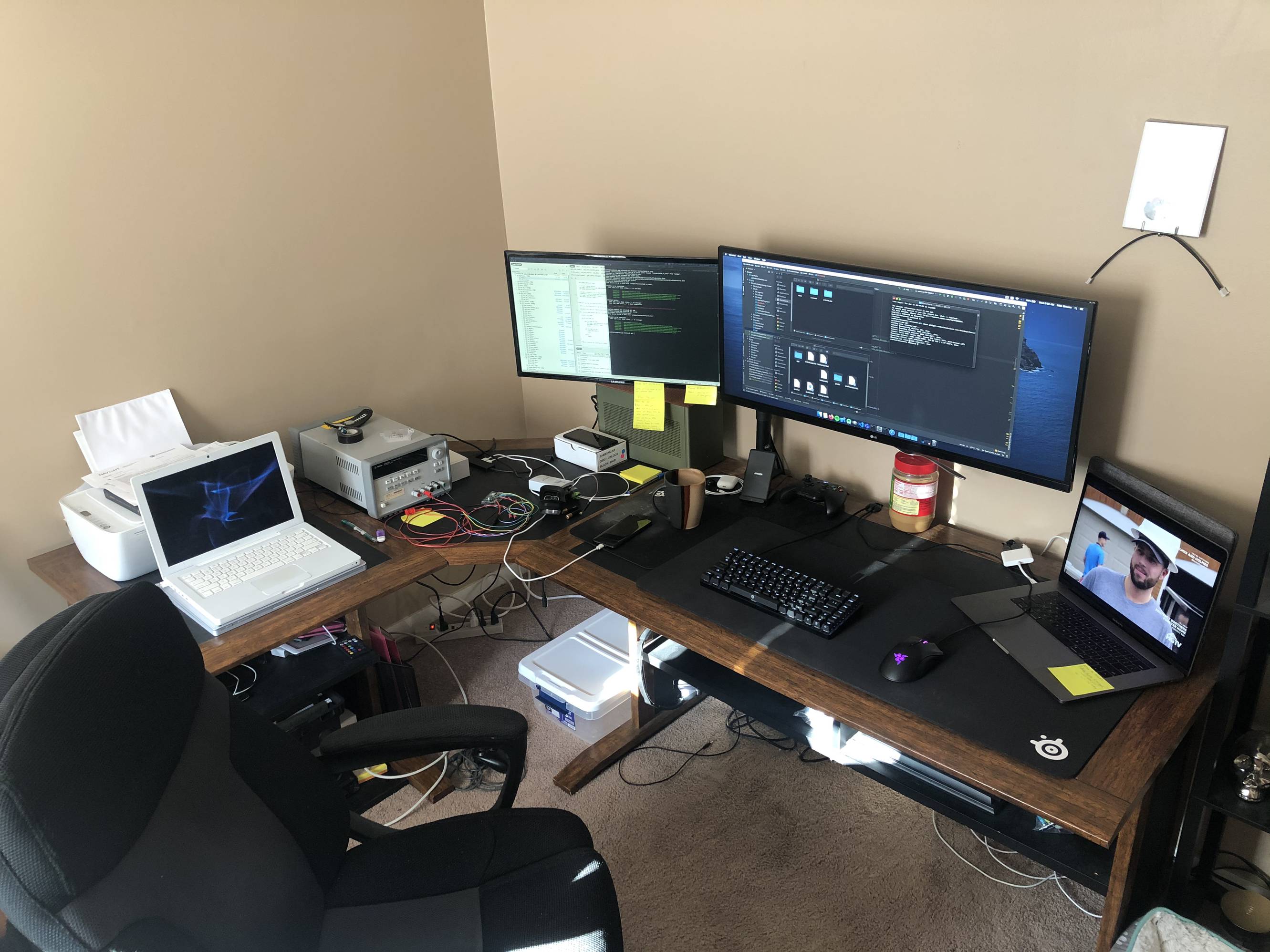 My functional (but not pretty) WFH setup | Scrolller