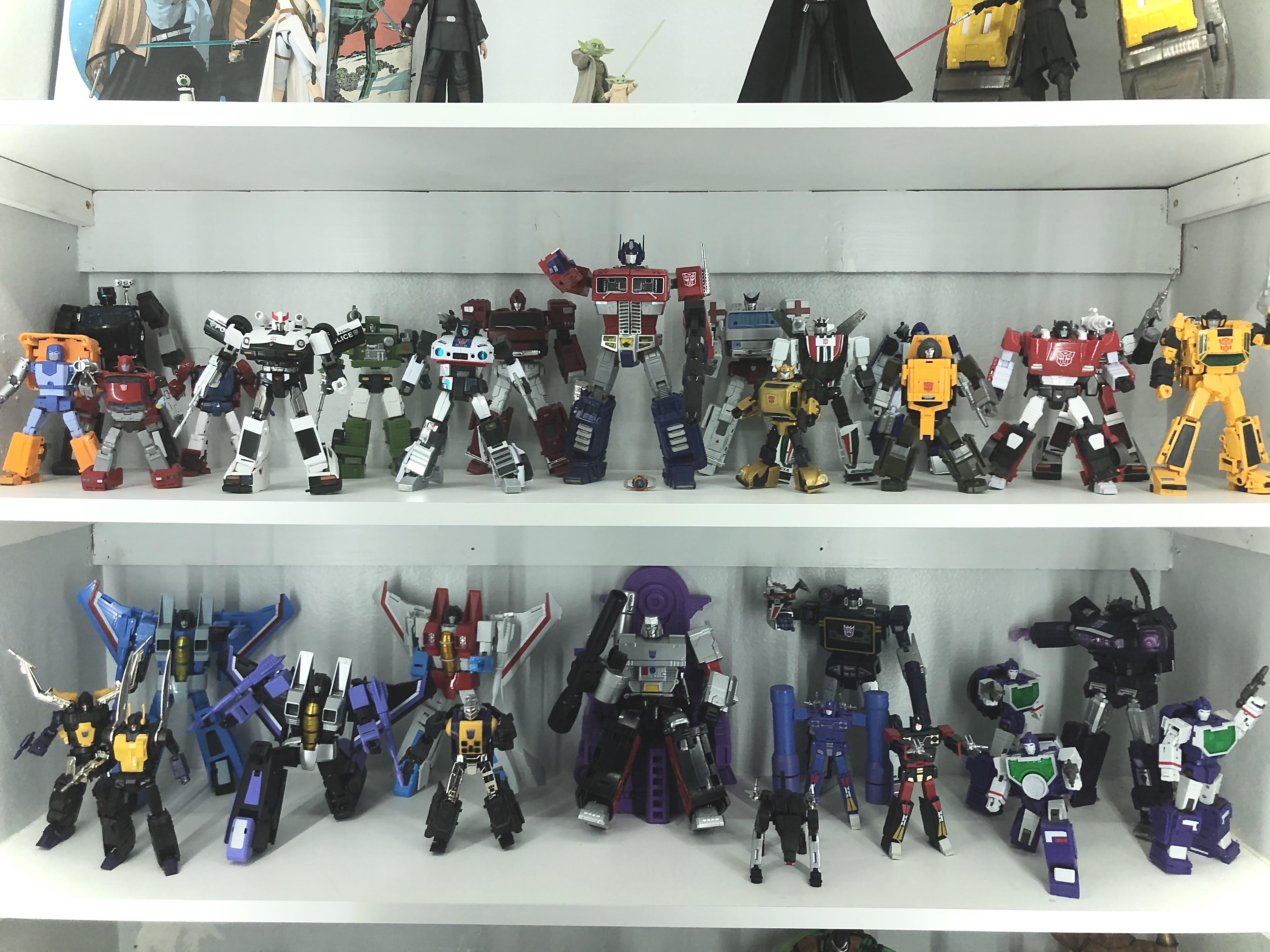 My G1 Masterpiece shelves. | Scrolller