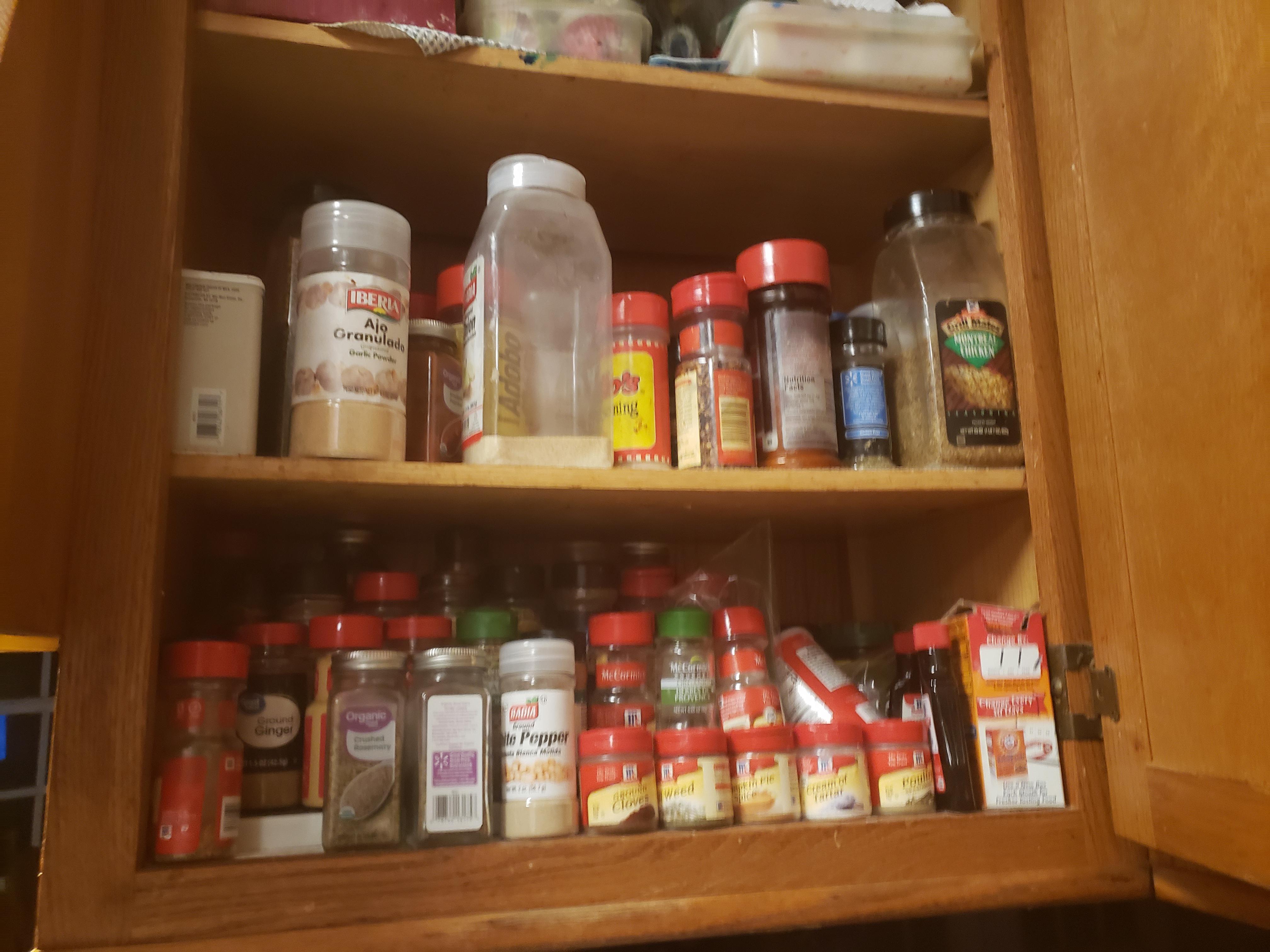 My Grandmother's spice cabinet | Scrolller