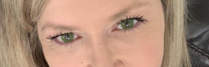My green eyes with purple eyeliner.. | Scrolller