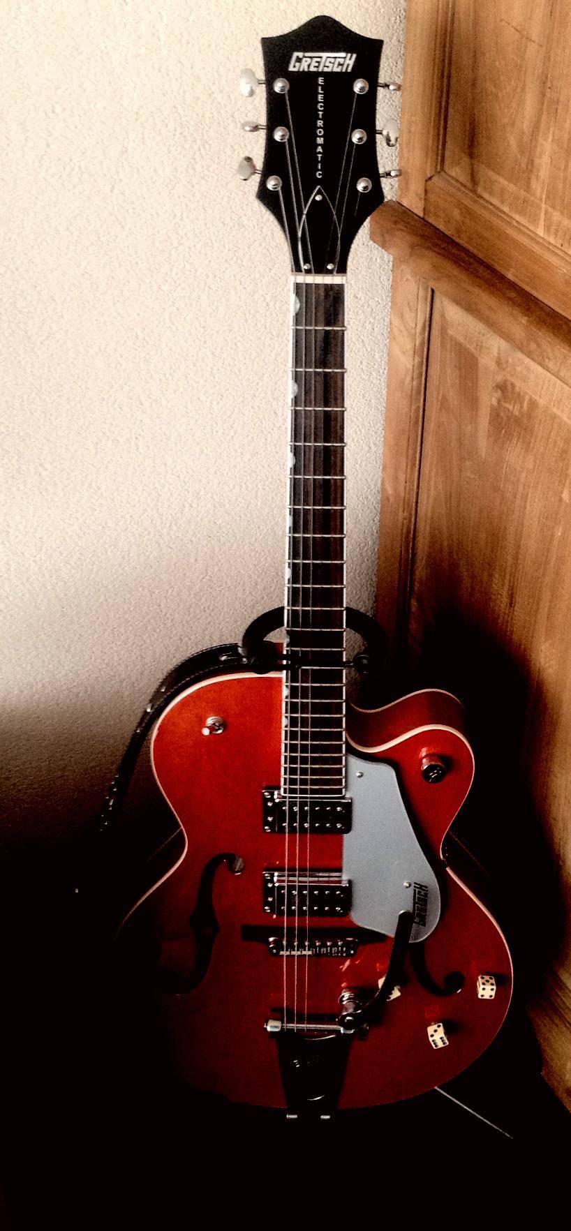 My Gretsch, now with custom dice! | Scrolller