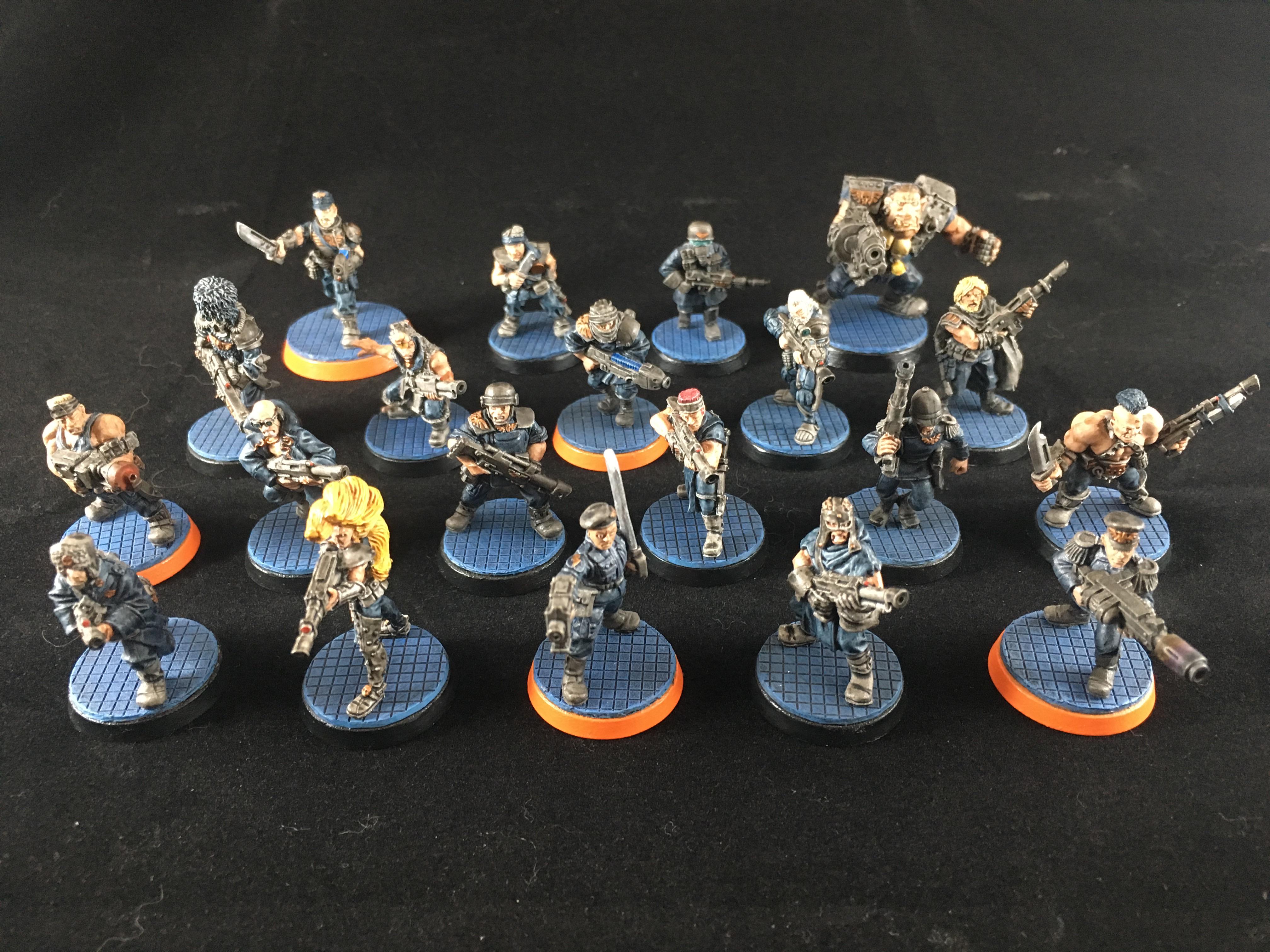 My Imperial Guard Kill Team 20 man roster. | Scrolller