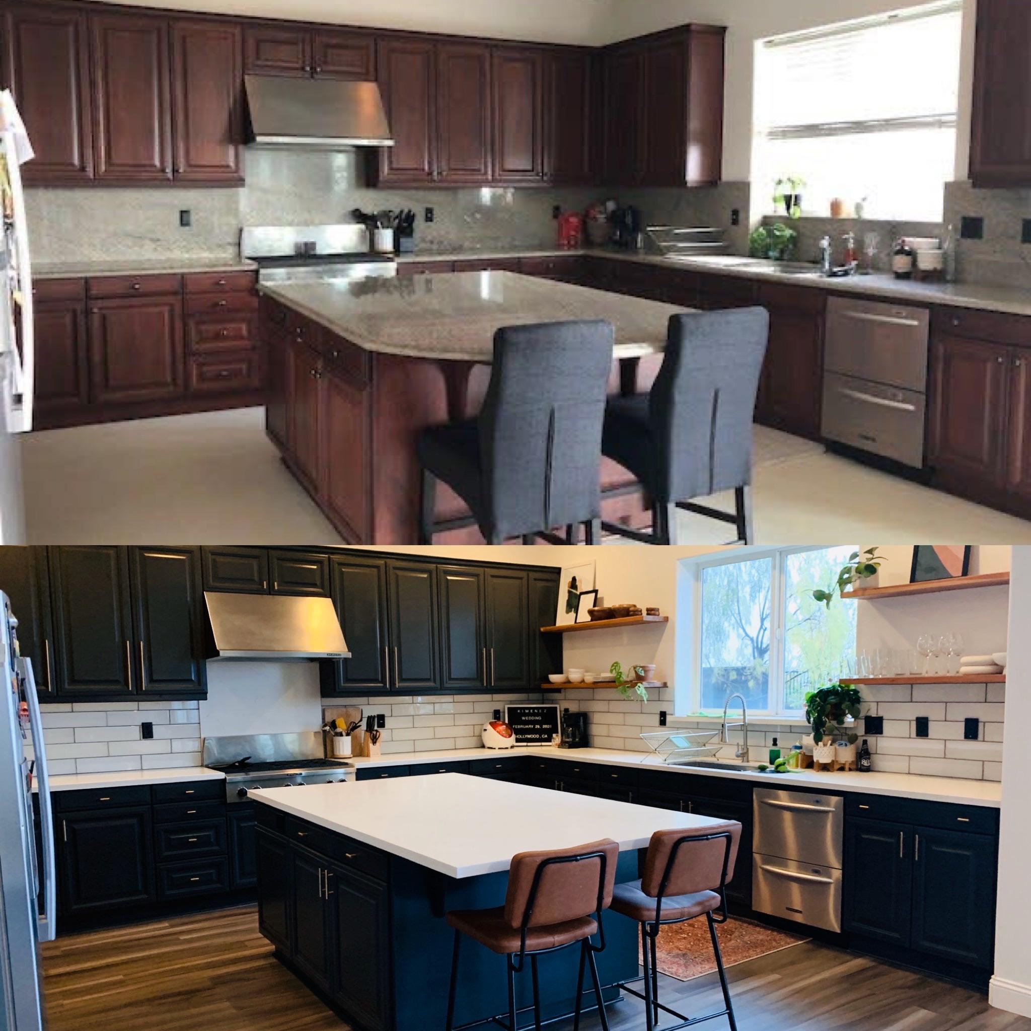 My kitchen remodel before and after | Scrolller