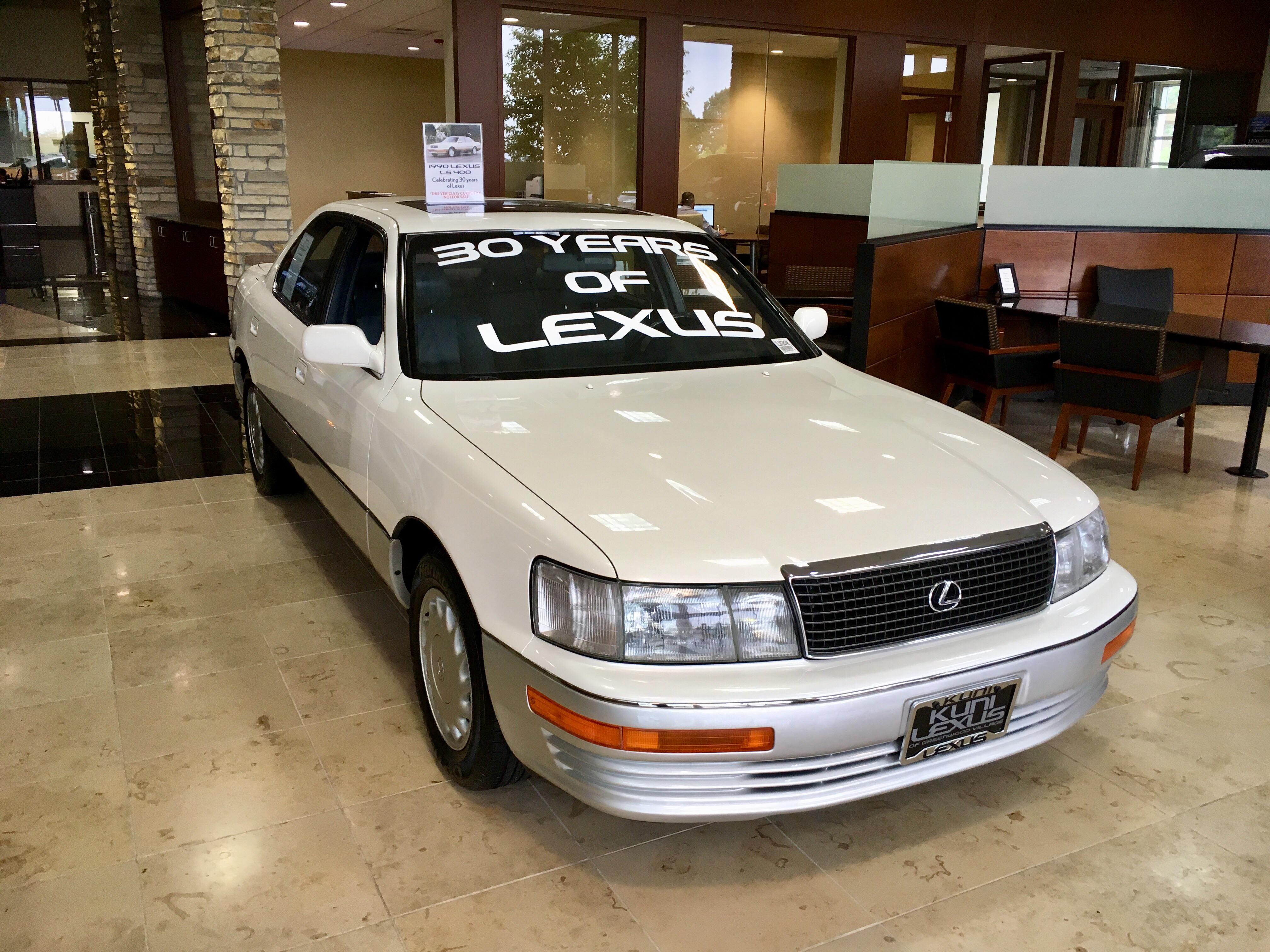 My local Lexus dealer celebrating 30 years of Lexus | Scrolller