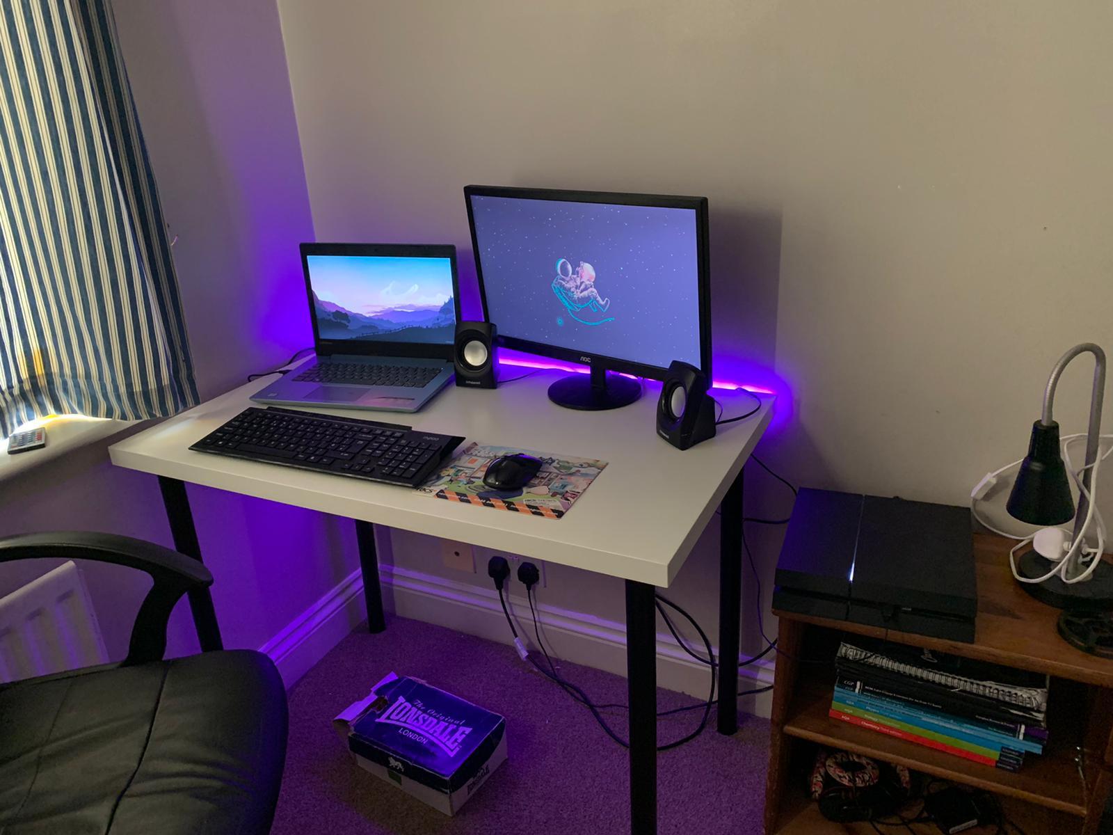 My lofi Gaming and Studying setup | Scrolller