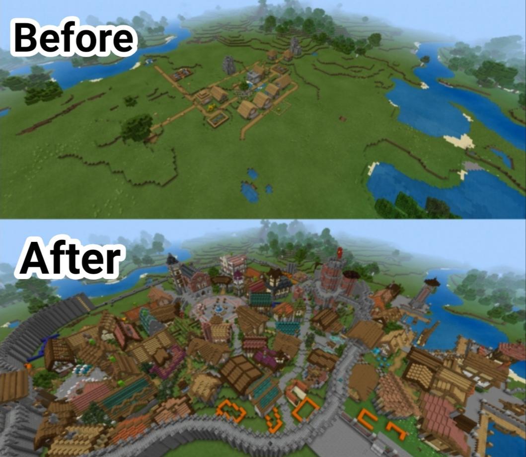 My medieval city progress after a few months | Scrolller