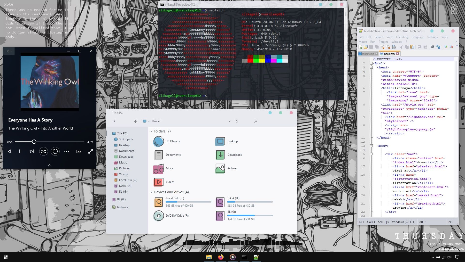 my messy windows 10 | Scrolller