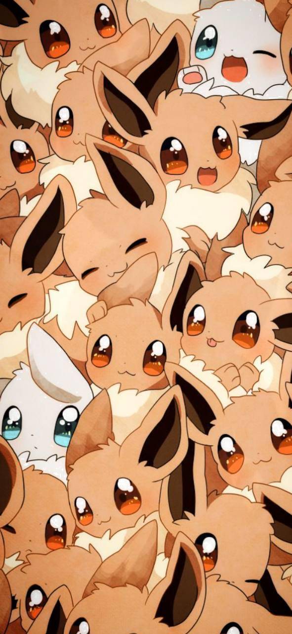 My new Eevee phone wallpaper! | Scrolller