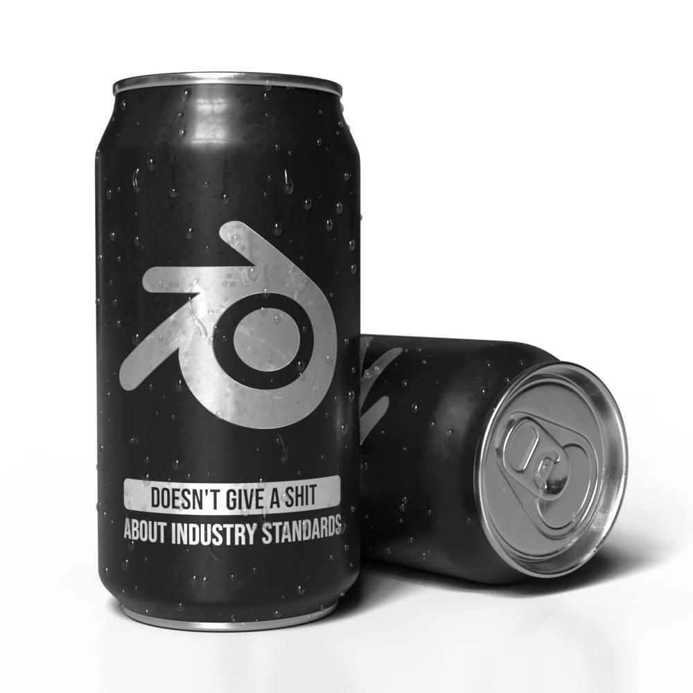 My new render. Aluminum Can "Blender" | Scrolller