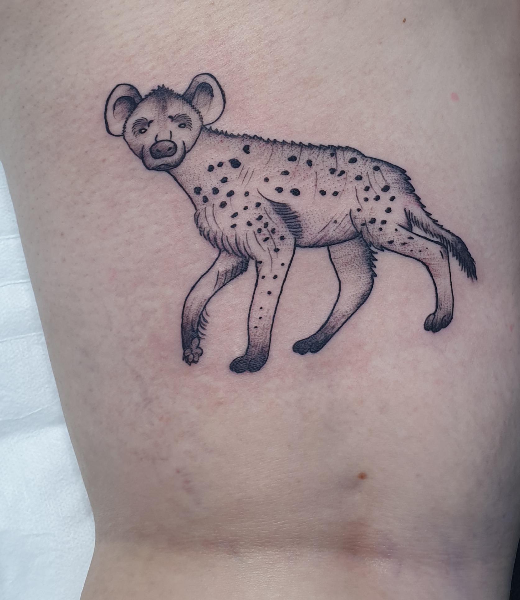 My new spotted hyena tattoo | Scrolller