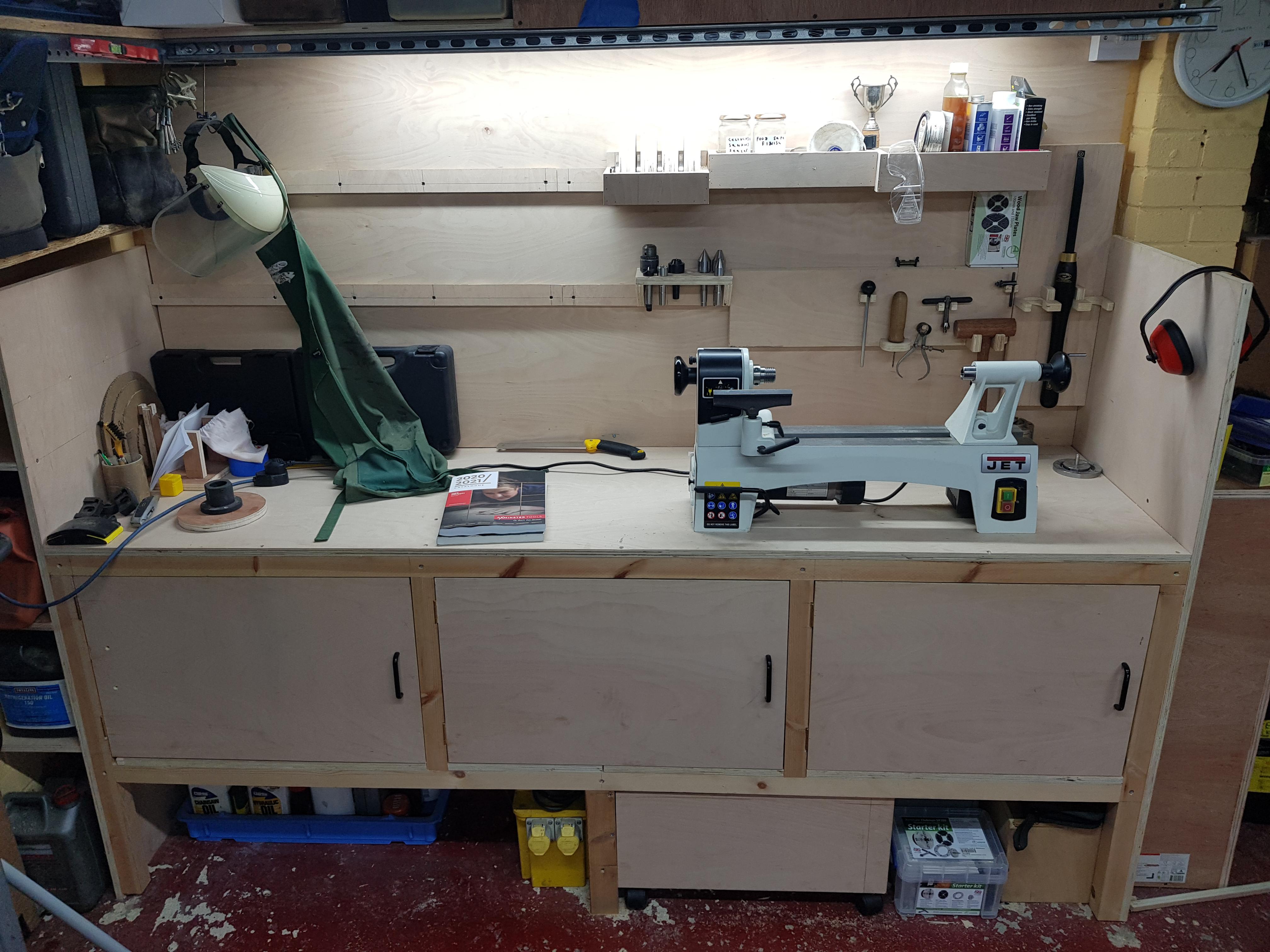My new wood turning workbench | Scrolller