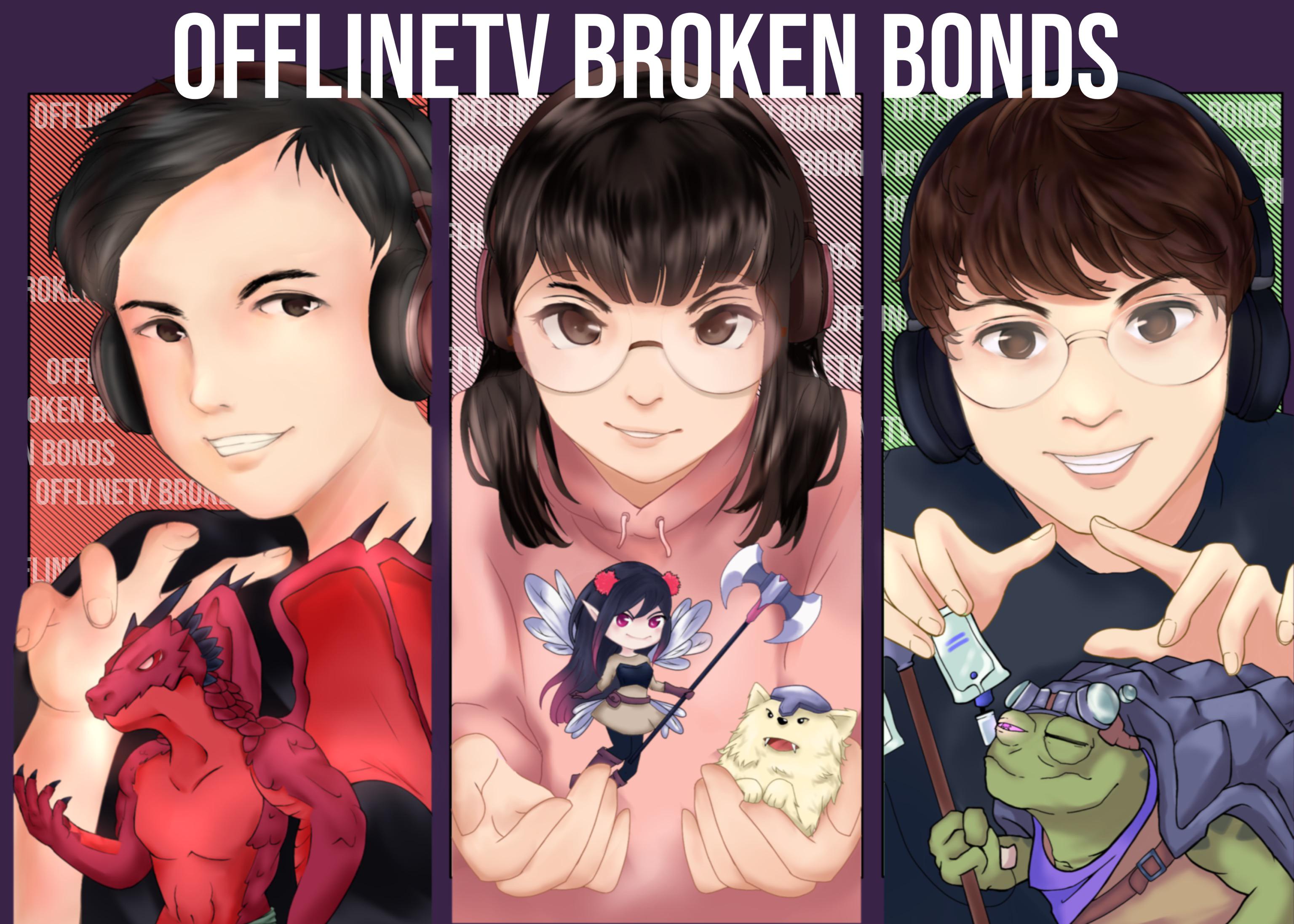 my offlinetv x brokenbonds fanart! took so long but WORTH IT!! | Scrolller