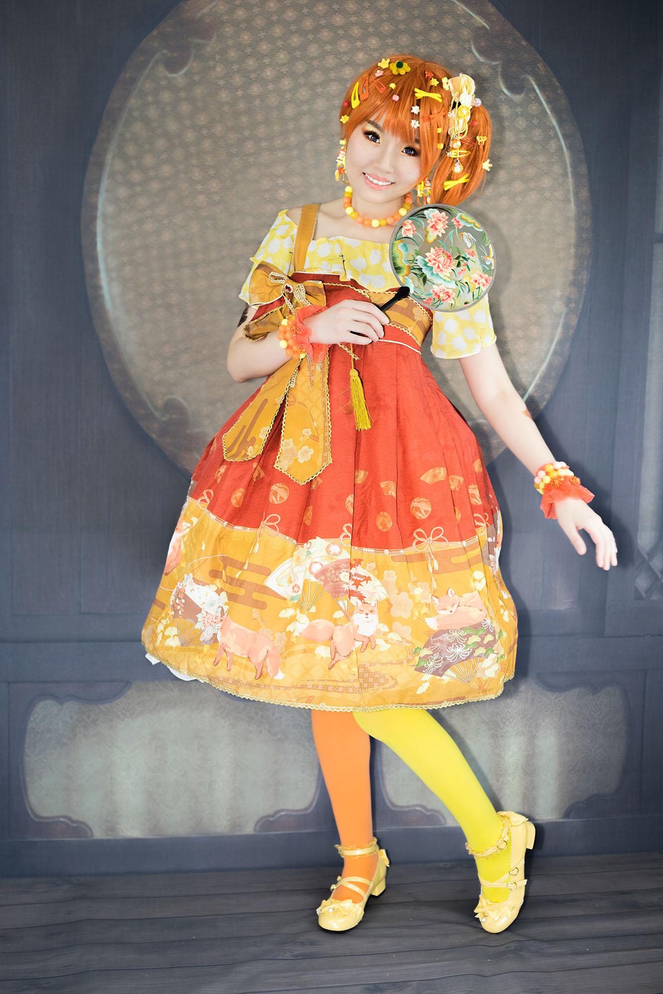 My Orange Fox Pattern Coordination | Scrolller