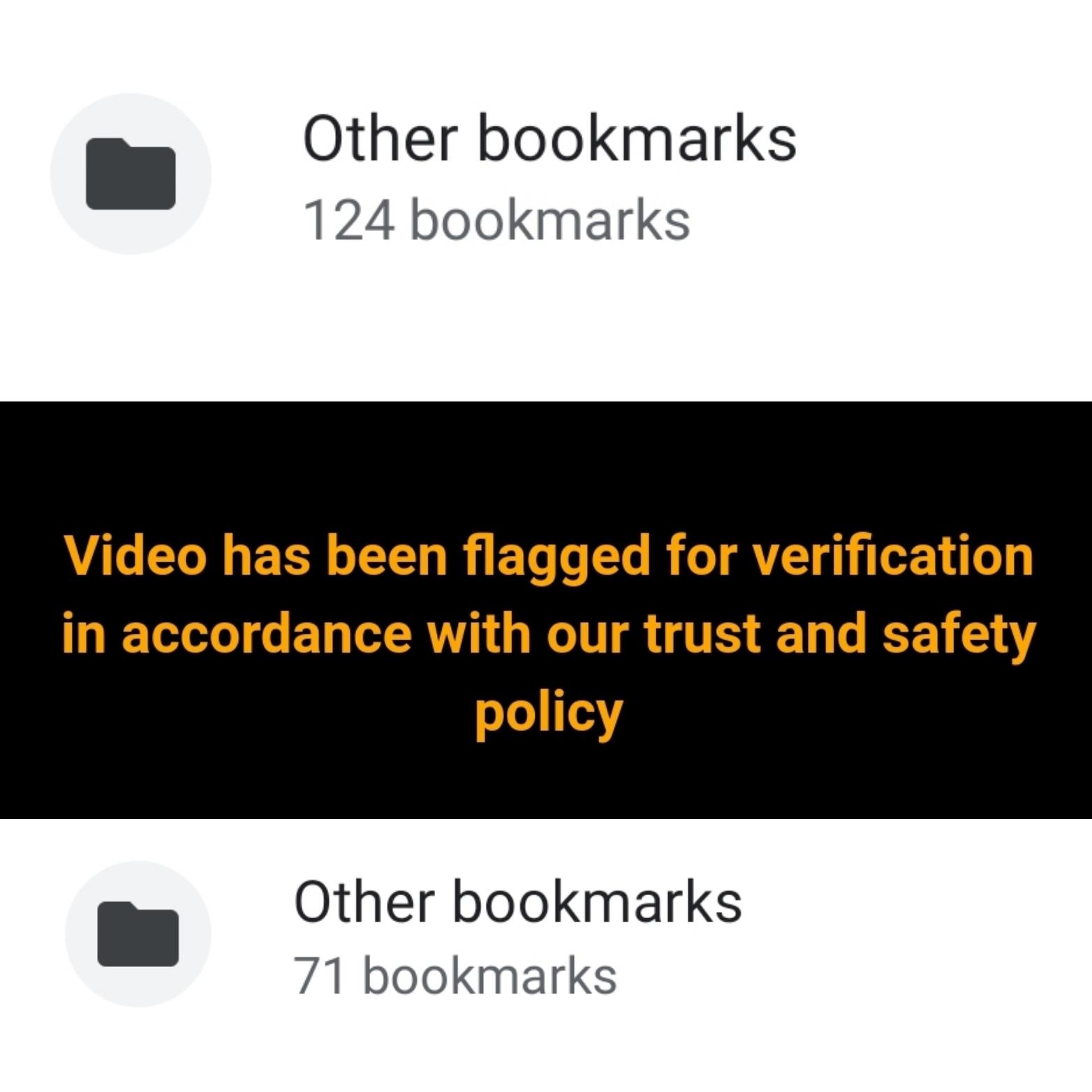 My other bookmarks before and after The Porn Purge of 2020 | Scrolller