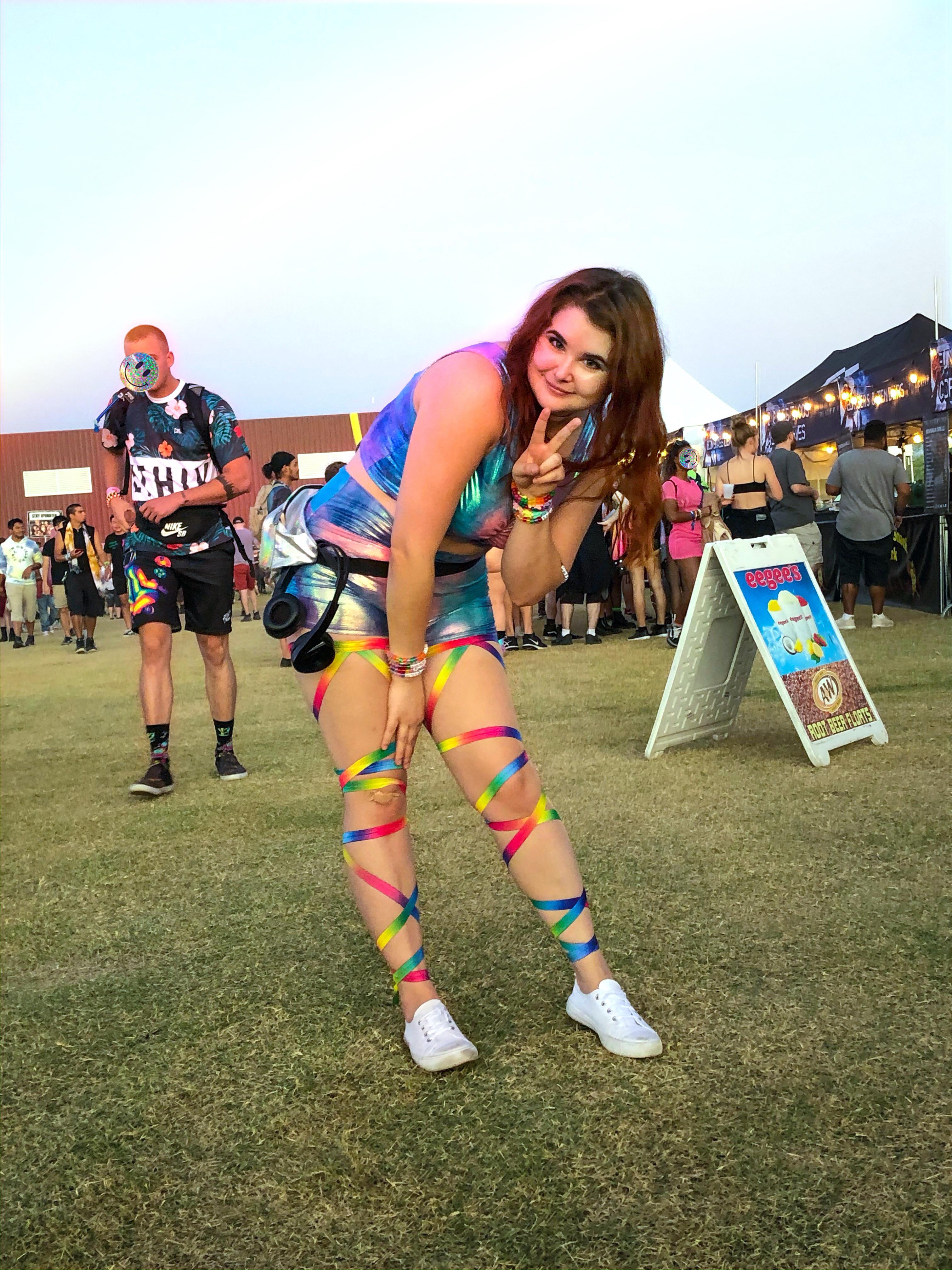 My outfit for my first official rave. :3 | Scrolller