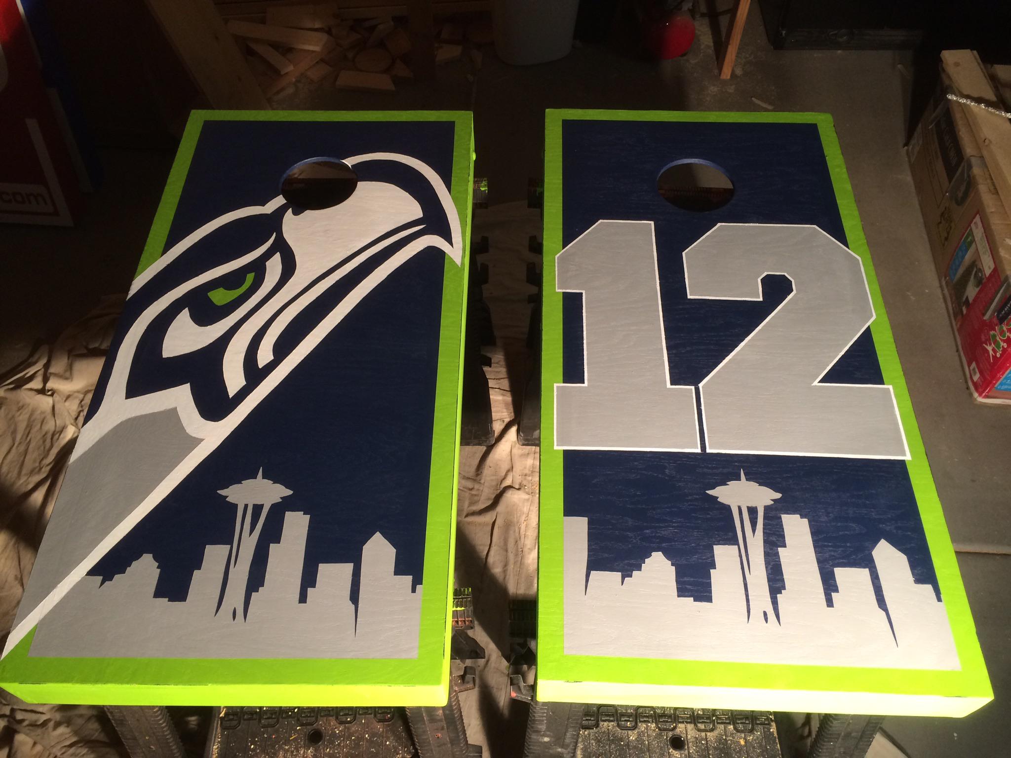 My personal set I built a few years ago. Go Hawks! | Scrolller