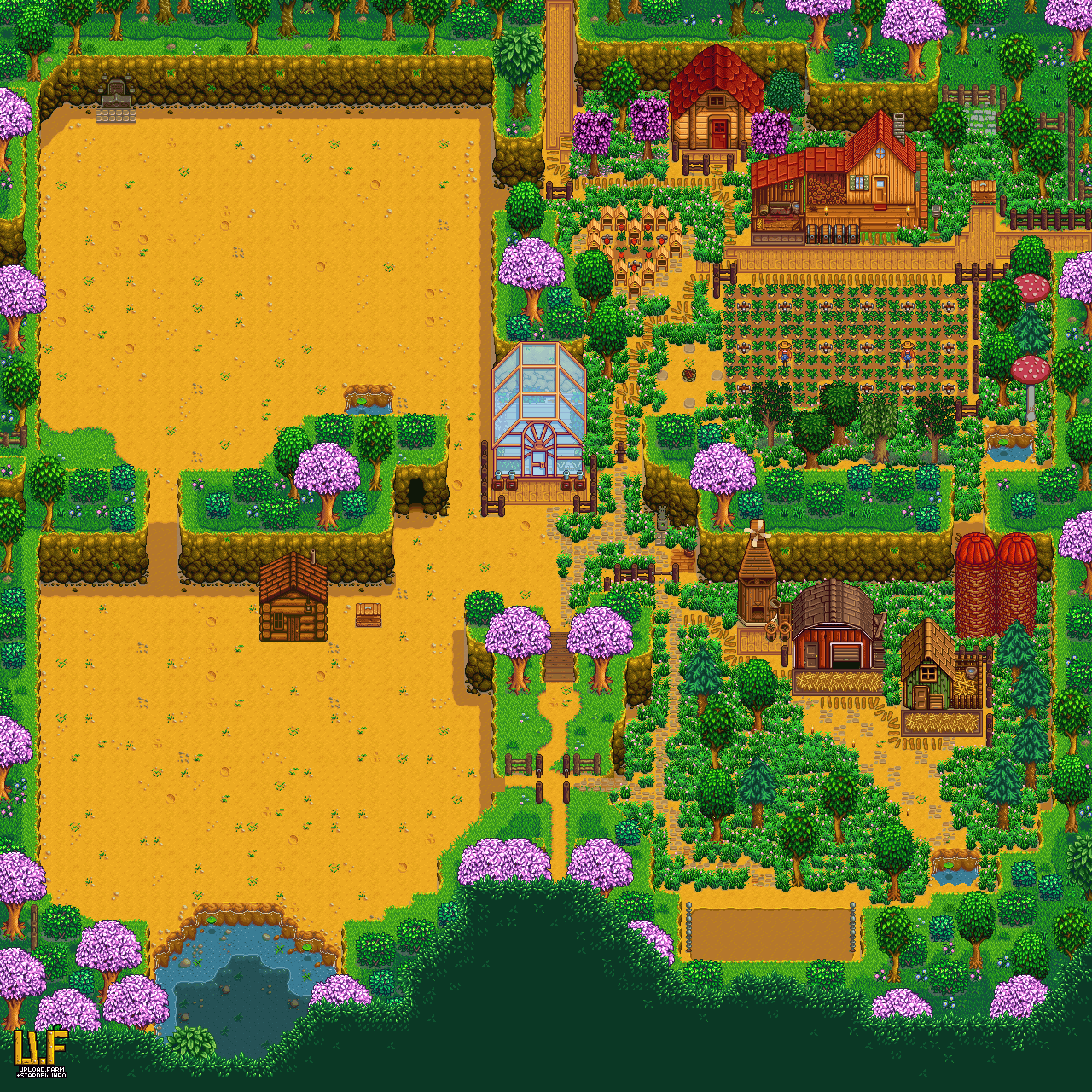 My plan for my side of mine and my friends farm! What do you think ...