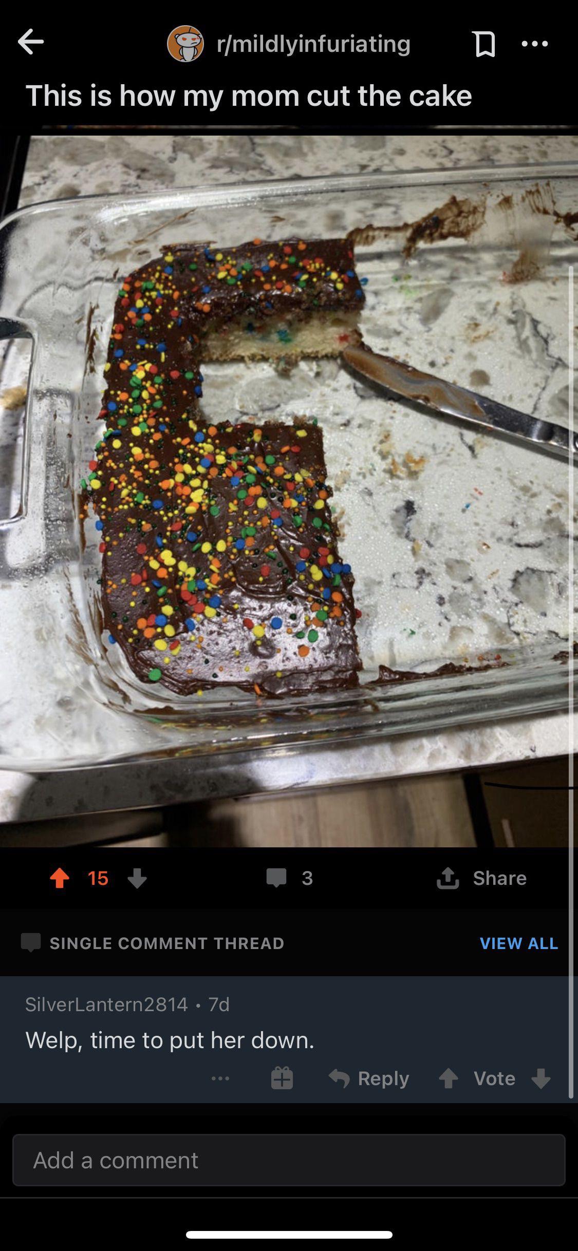 My post had a blursed comment | Scrolller