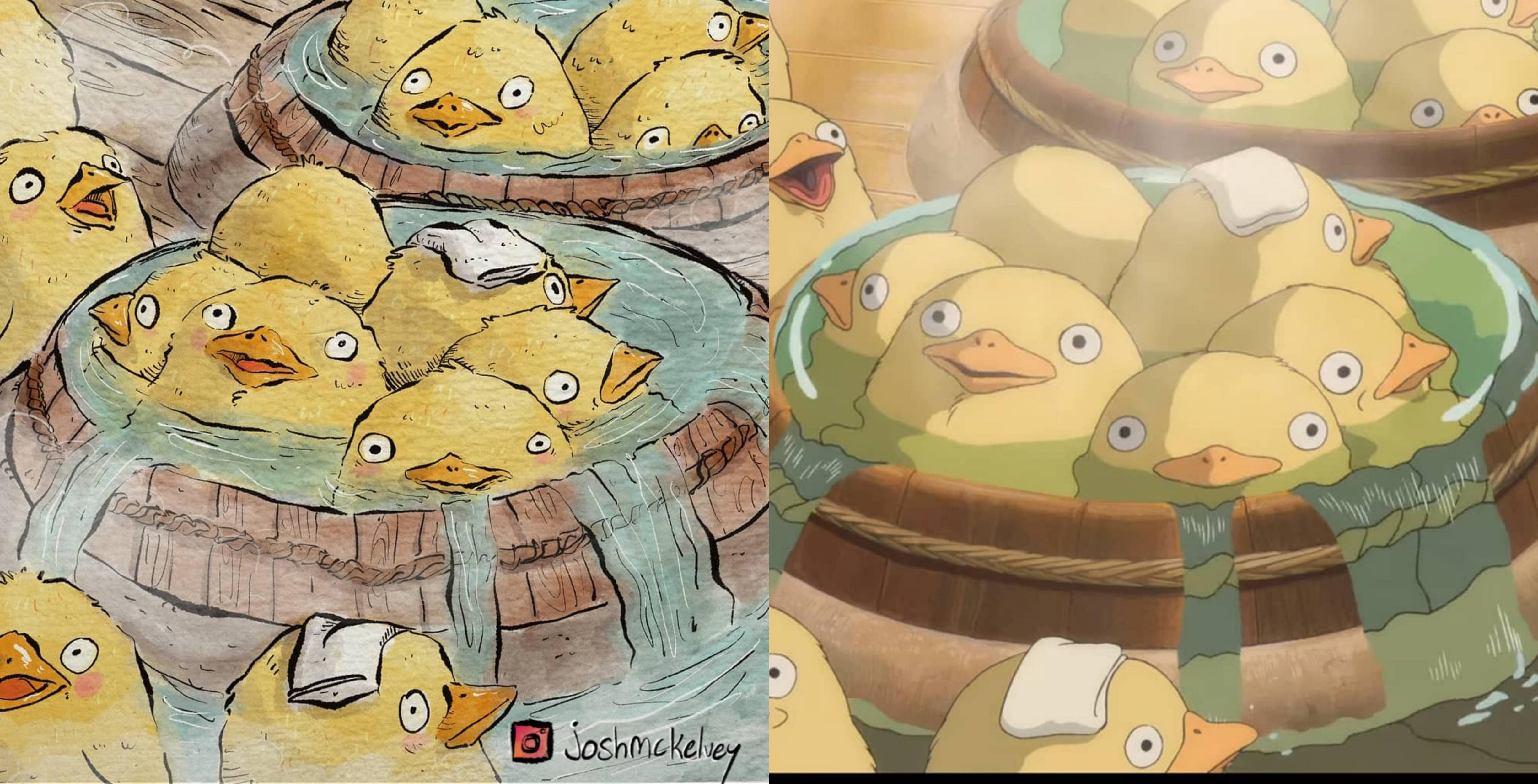 Redraw of a frame from spirited away | Scrolller