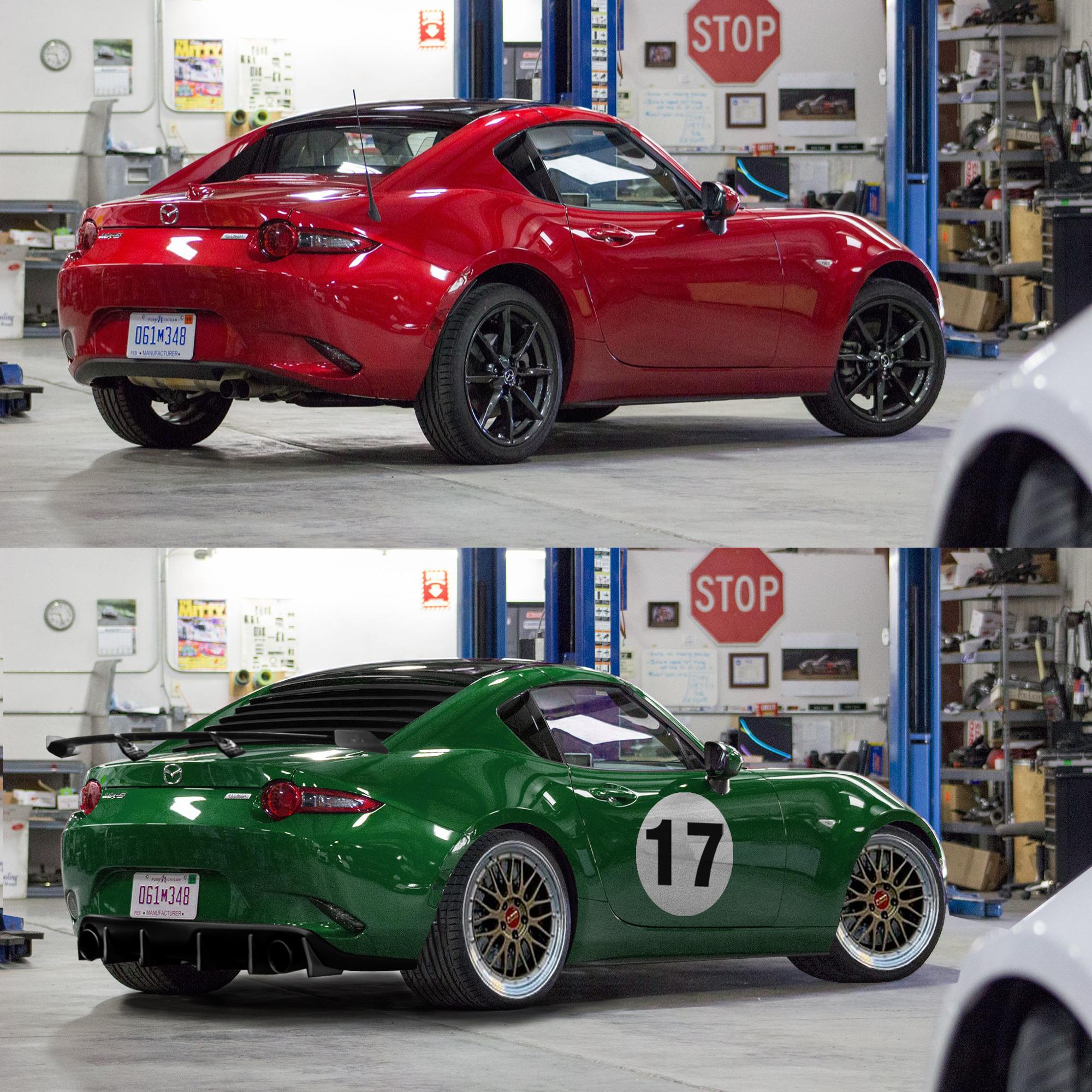 My retro styled Mazda Mx5 Cup Racer: | Scrolller