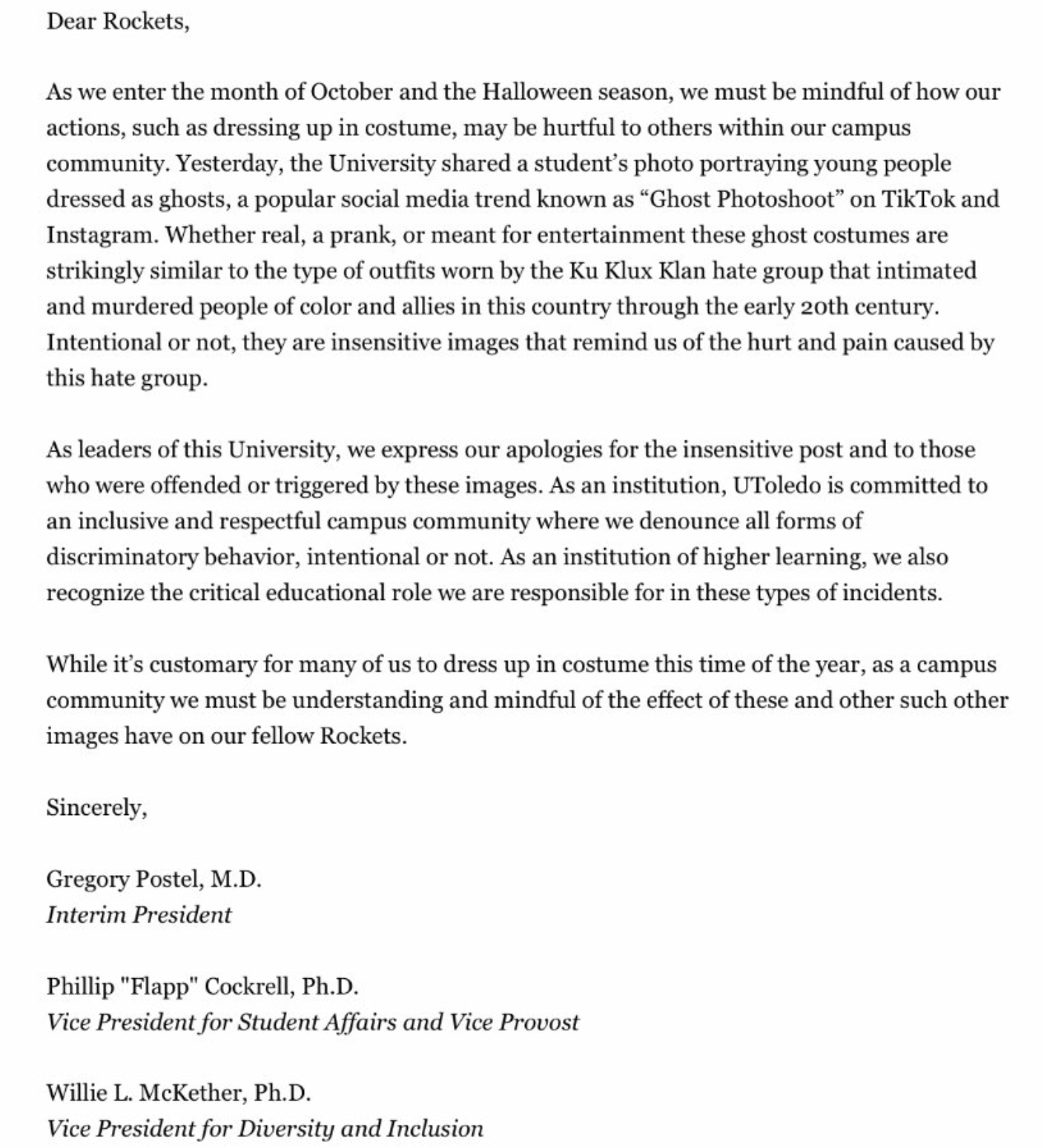 My roommate just got this letter from her university... | Scrolller