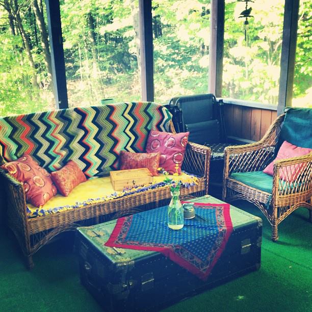 My screened in porch - work in progress! | Scrolller