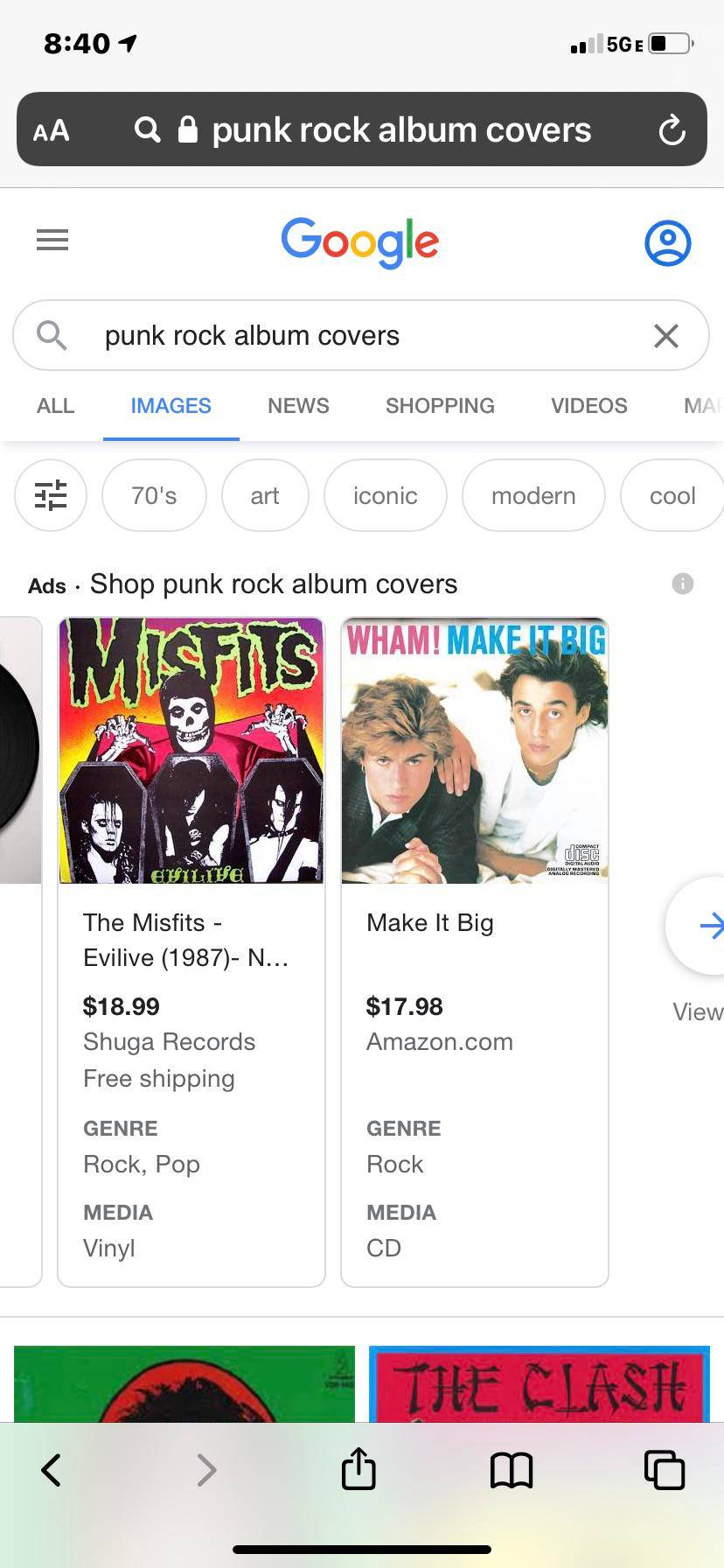 My search for punk rock album covers results... | Scrolller
