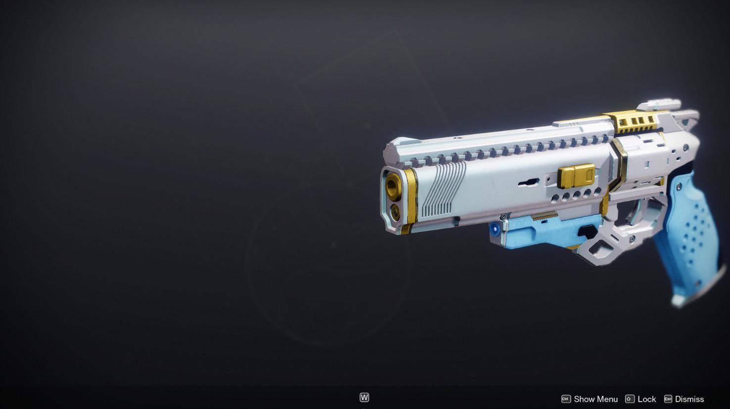 My seventh seraph revolver looks good with celestia (dawning shader) | Scrolller