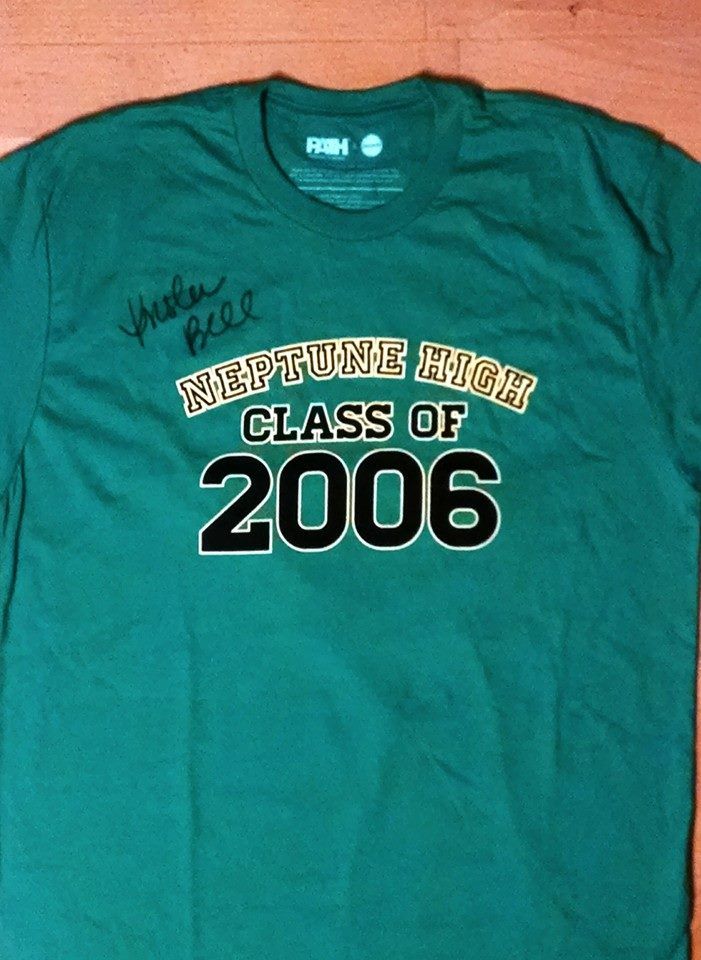 My signed Veronica Mars shirt | Scrolller