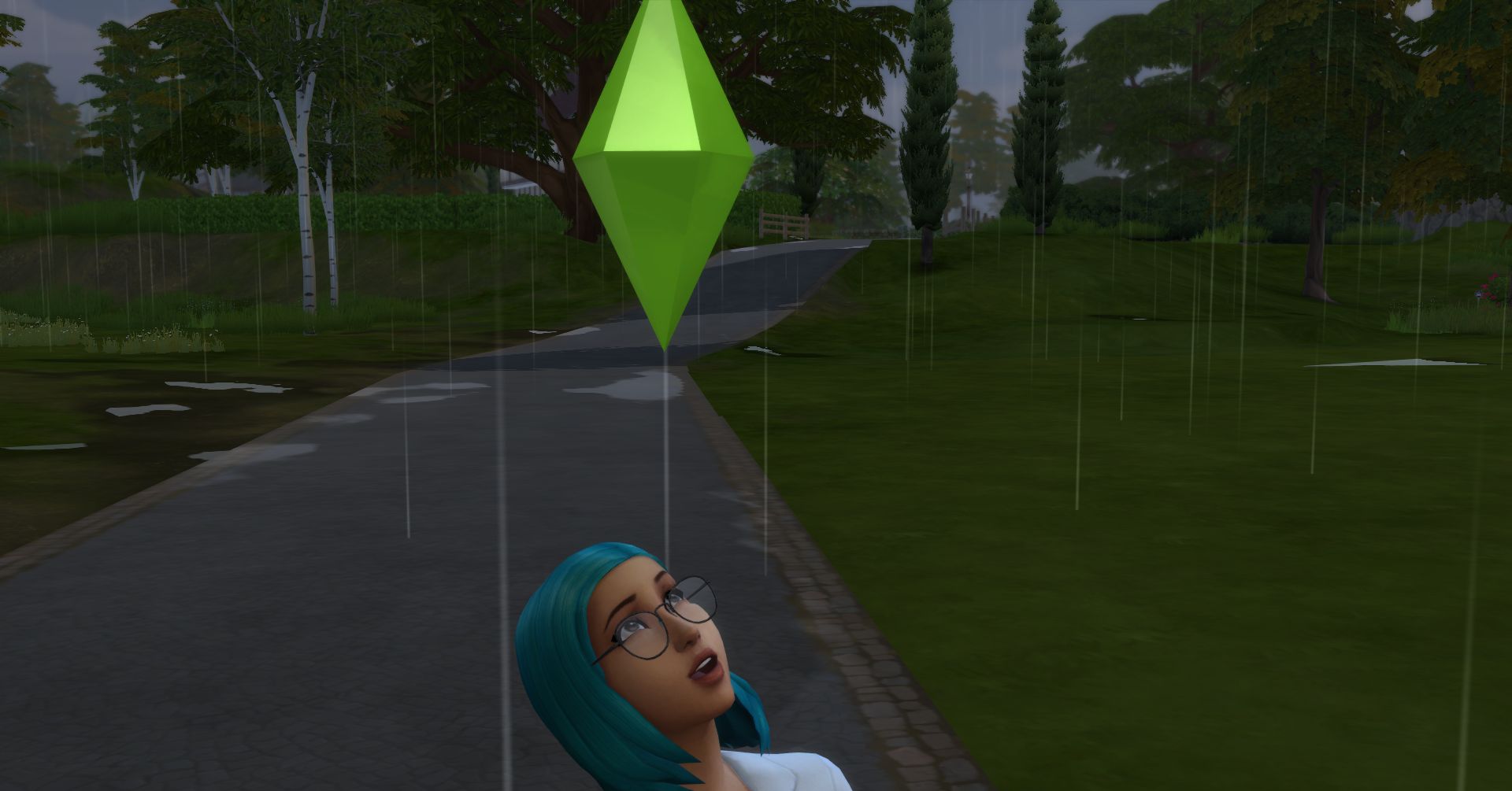 My sim has discovered the plumbob | Scrolller
