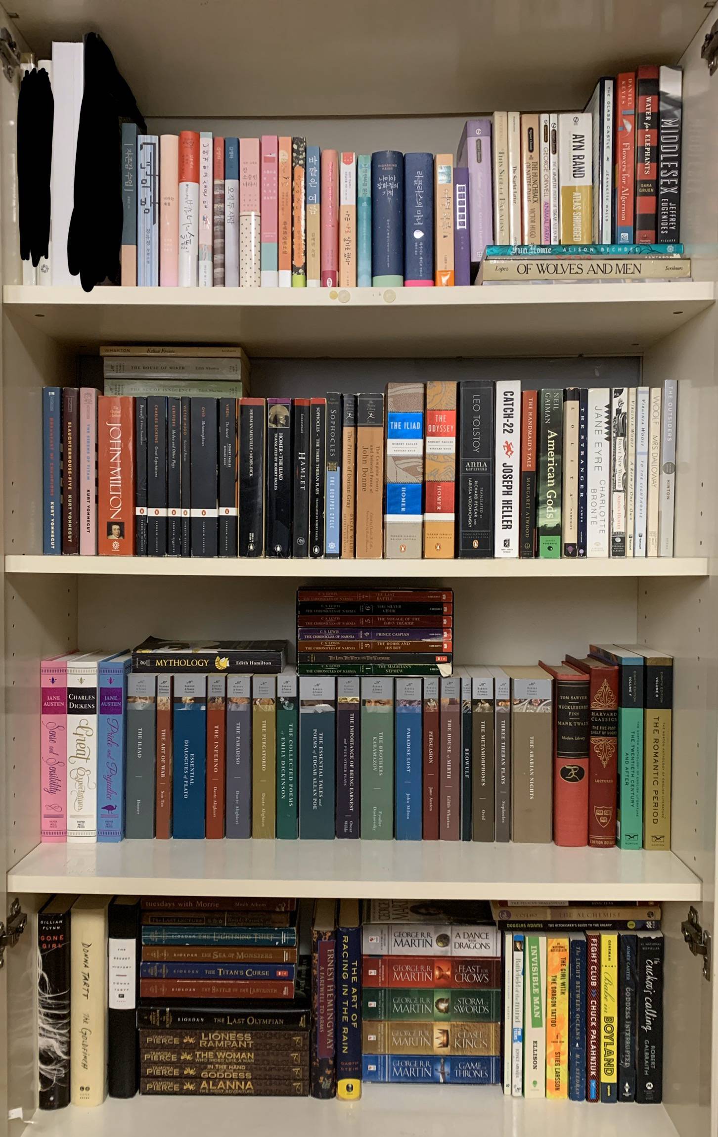 my small collection (mix of classics/foreign language/fiction) | Scrolller