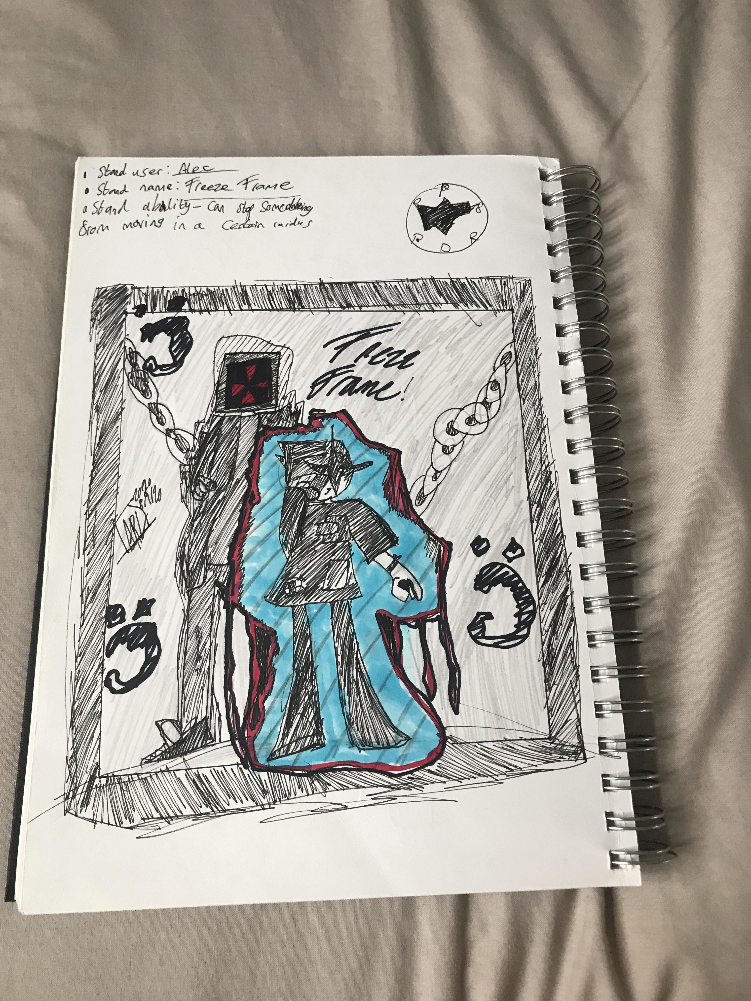 My stand freeze frame | Scrolller