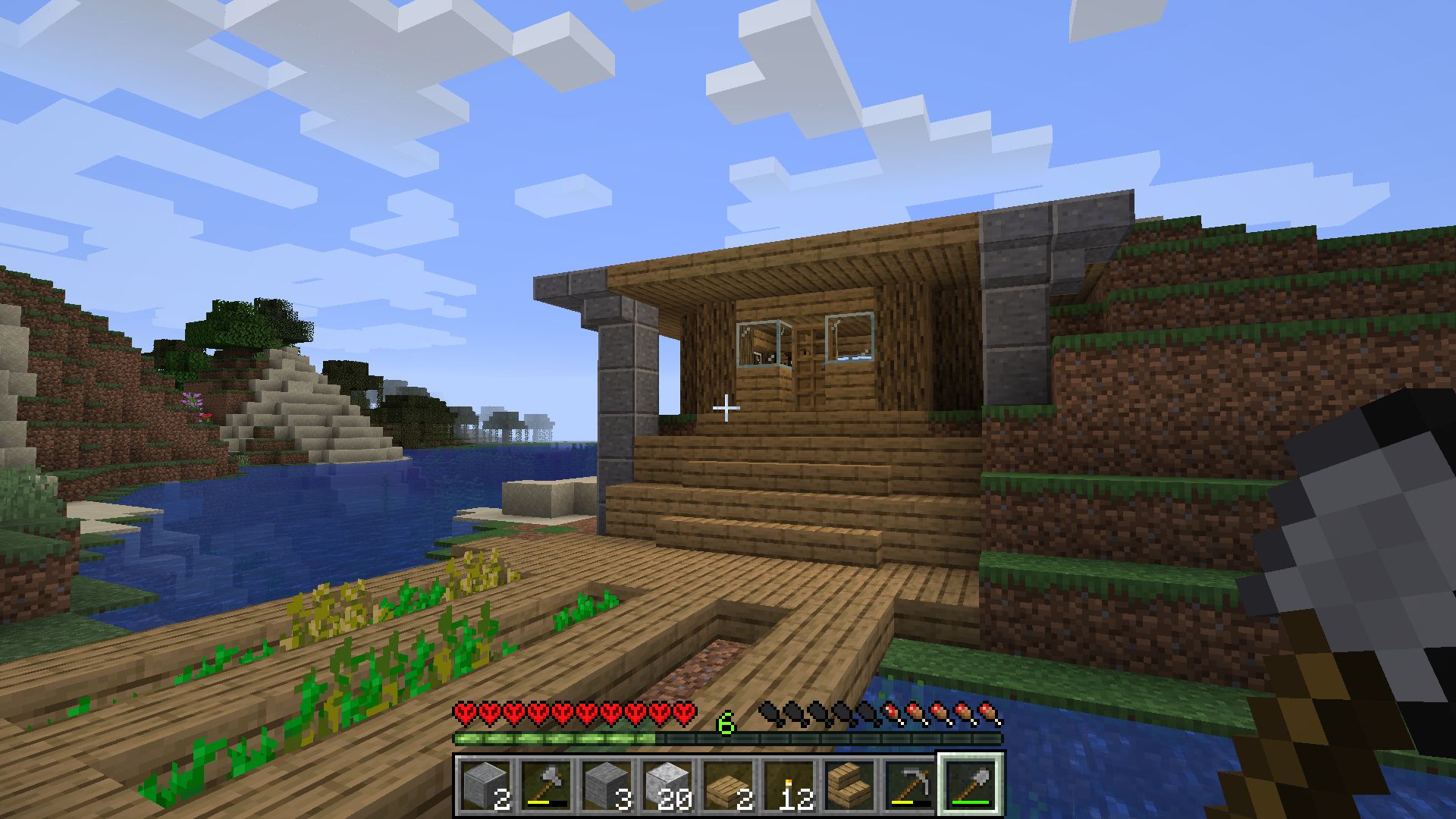 my starter house in my hardcore playthrough after finally buying java | Scrolller