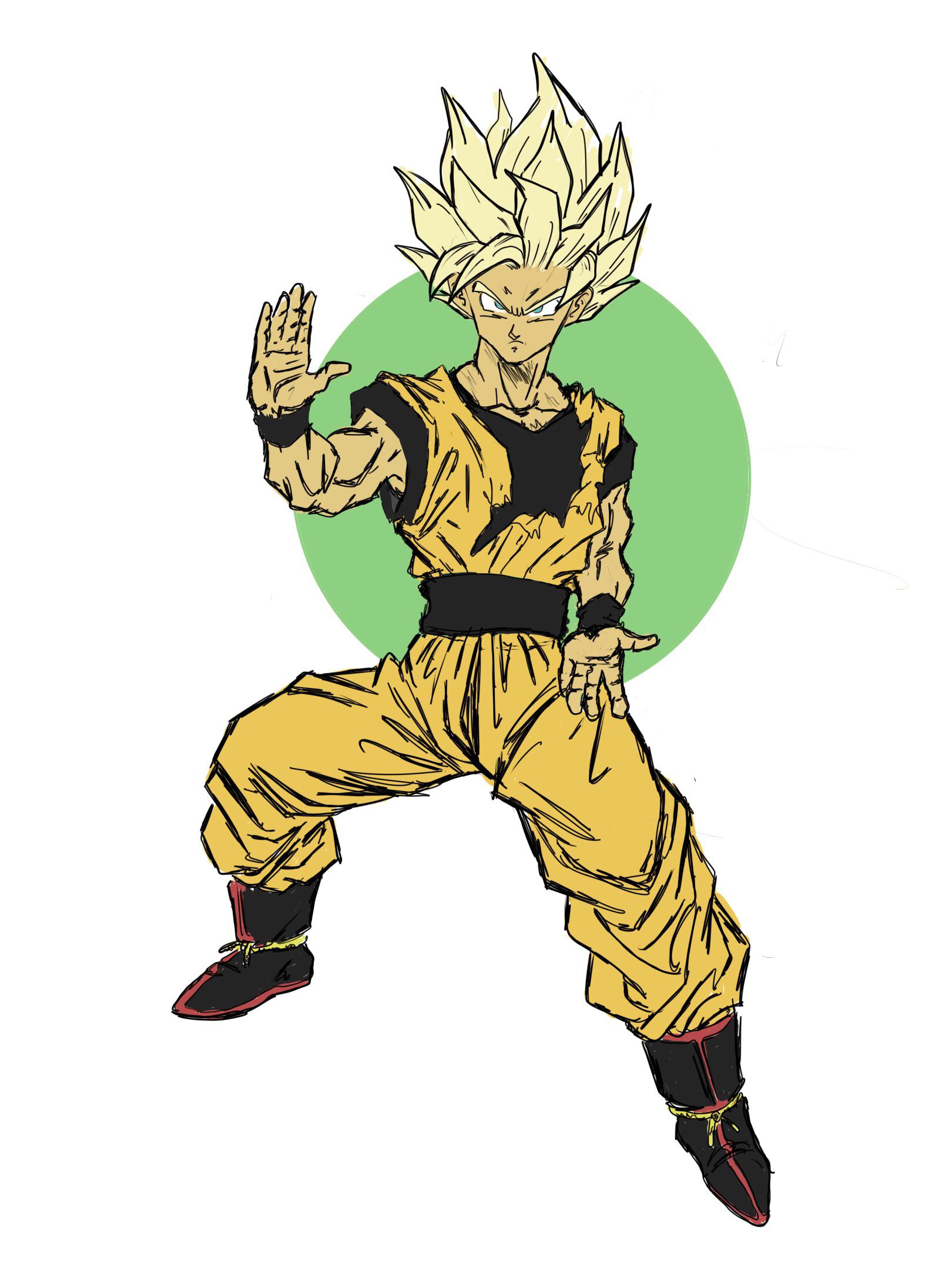My take on Goku! | Scrolller