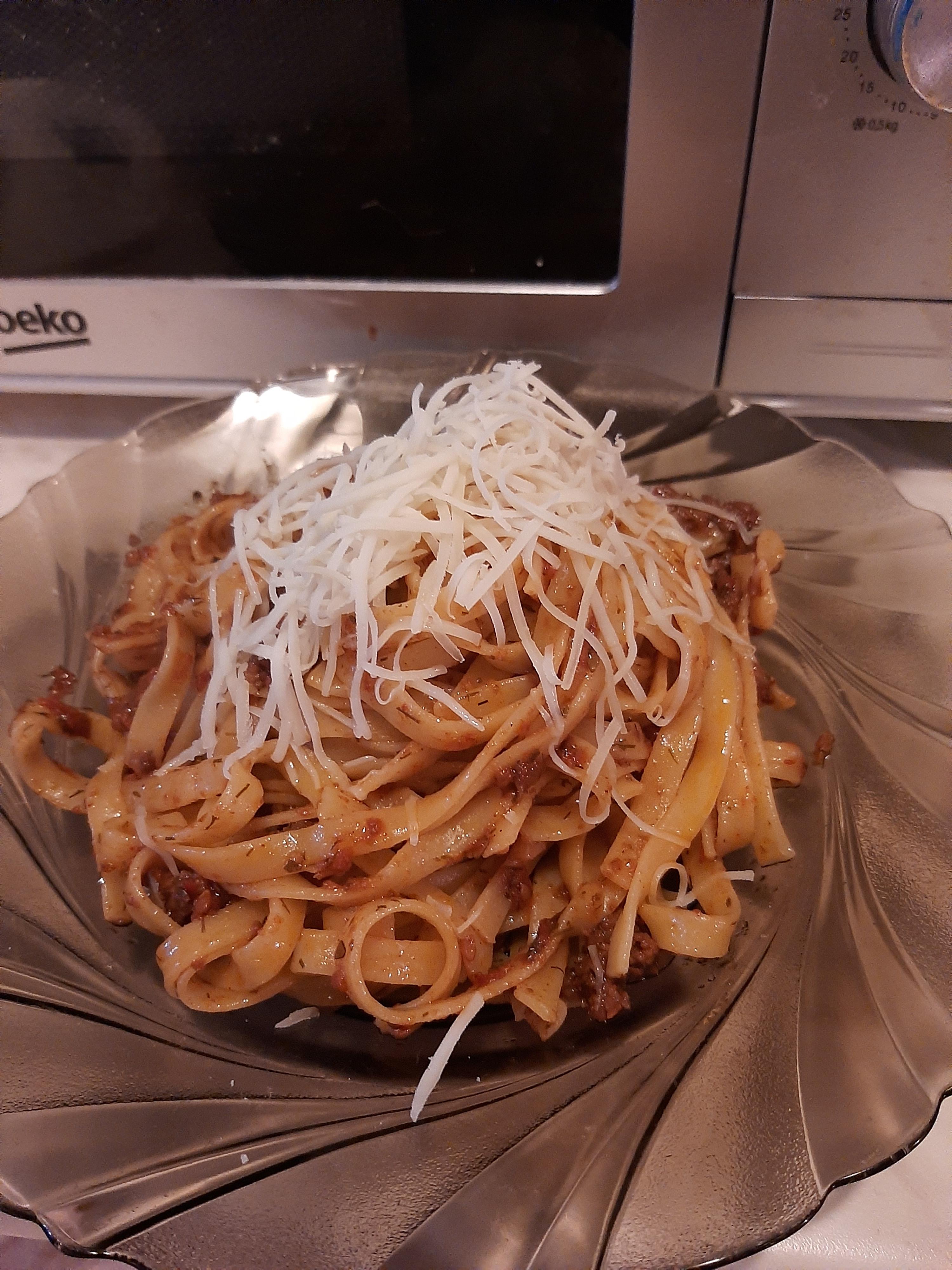 My turn Tagliatelle Bolognese | Scrolller