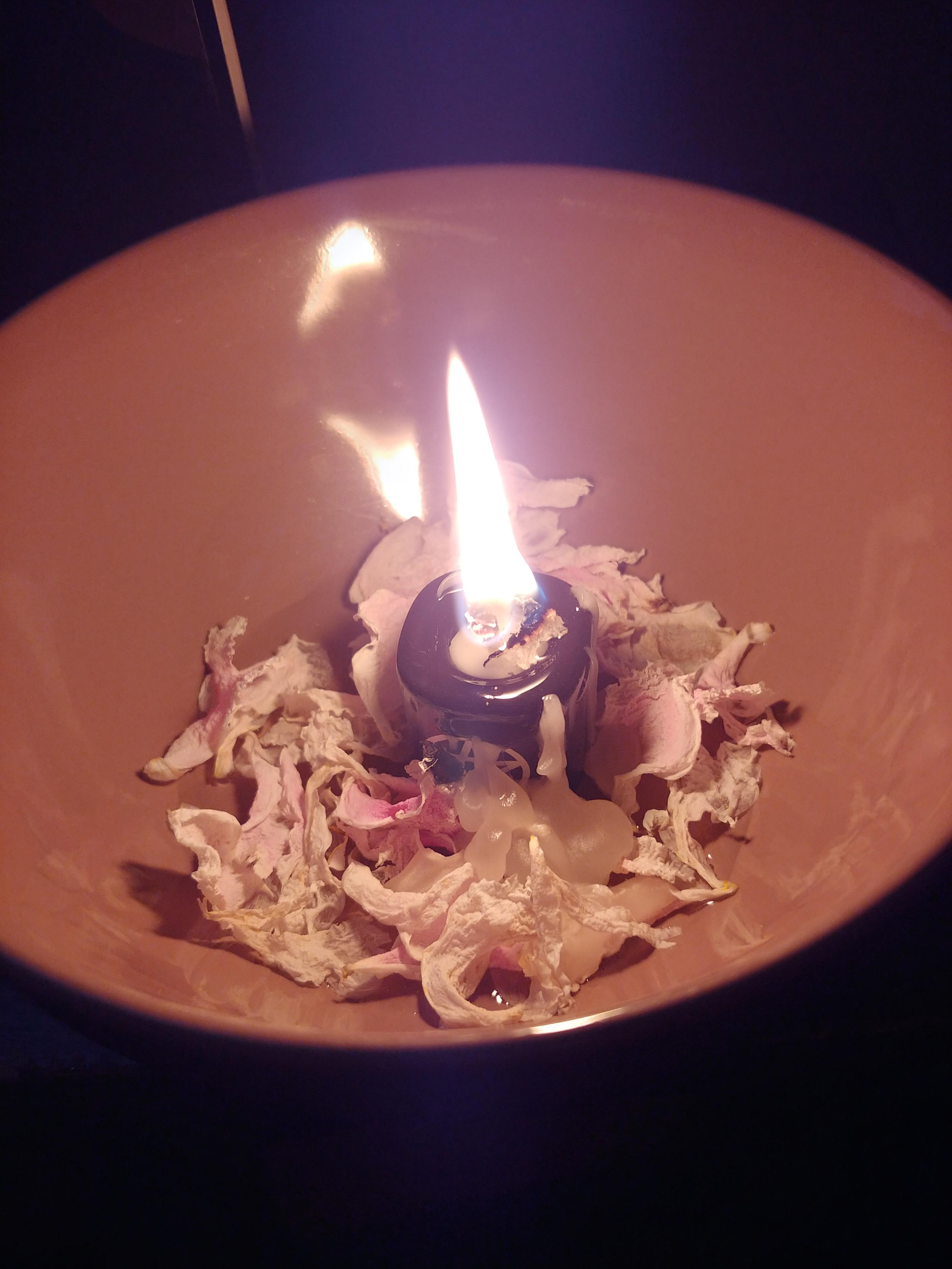 My very first candle candle spell 🔮 | Scrolller