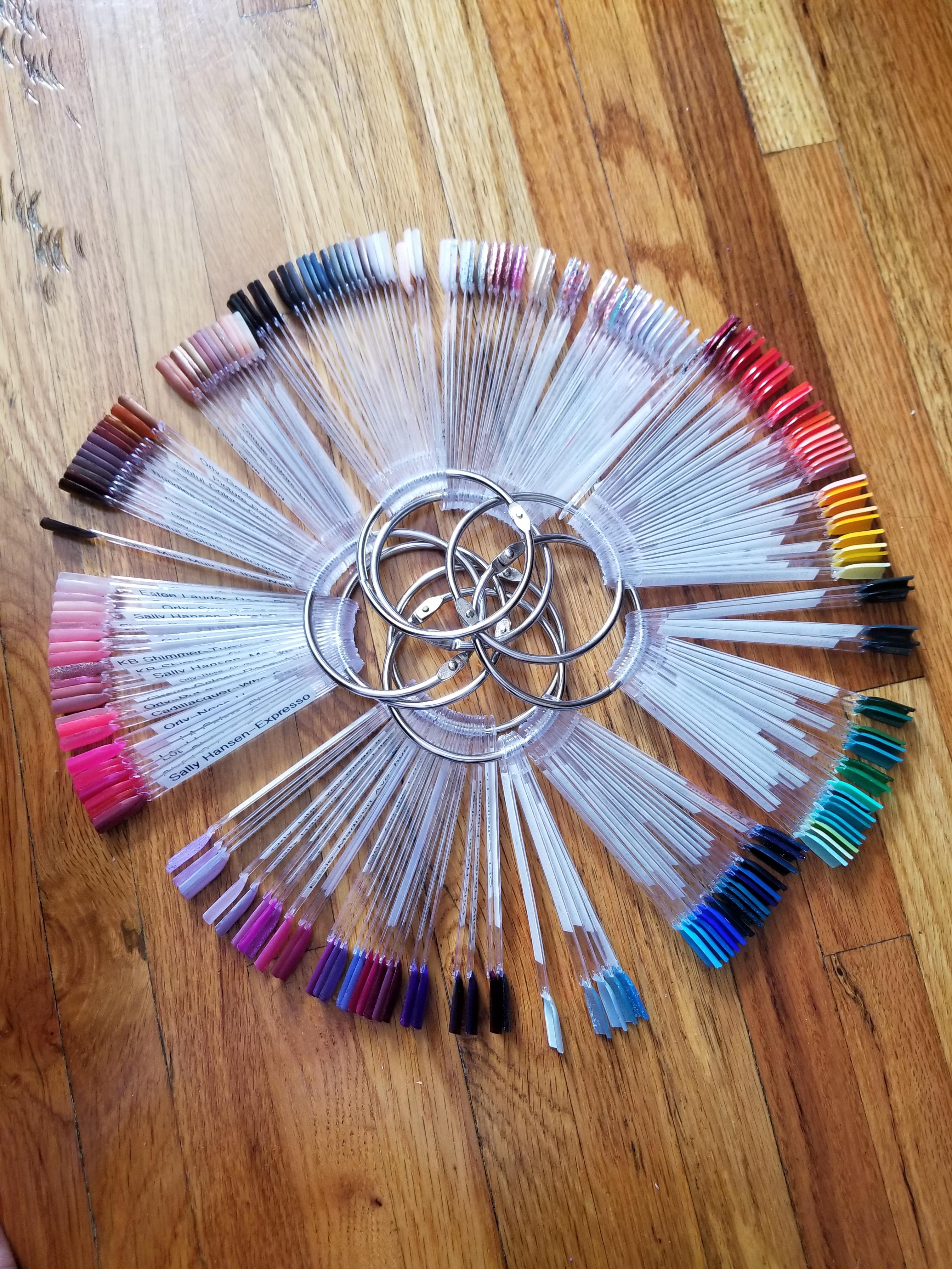 My very own swatch color wheel. 🌈 | Scrolller