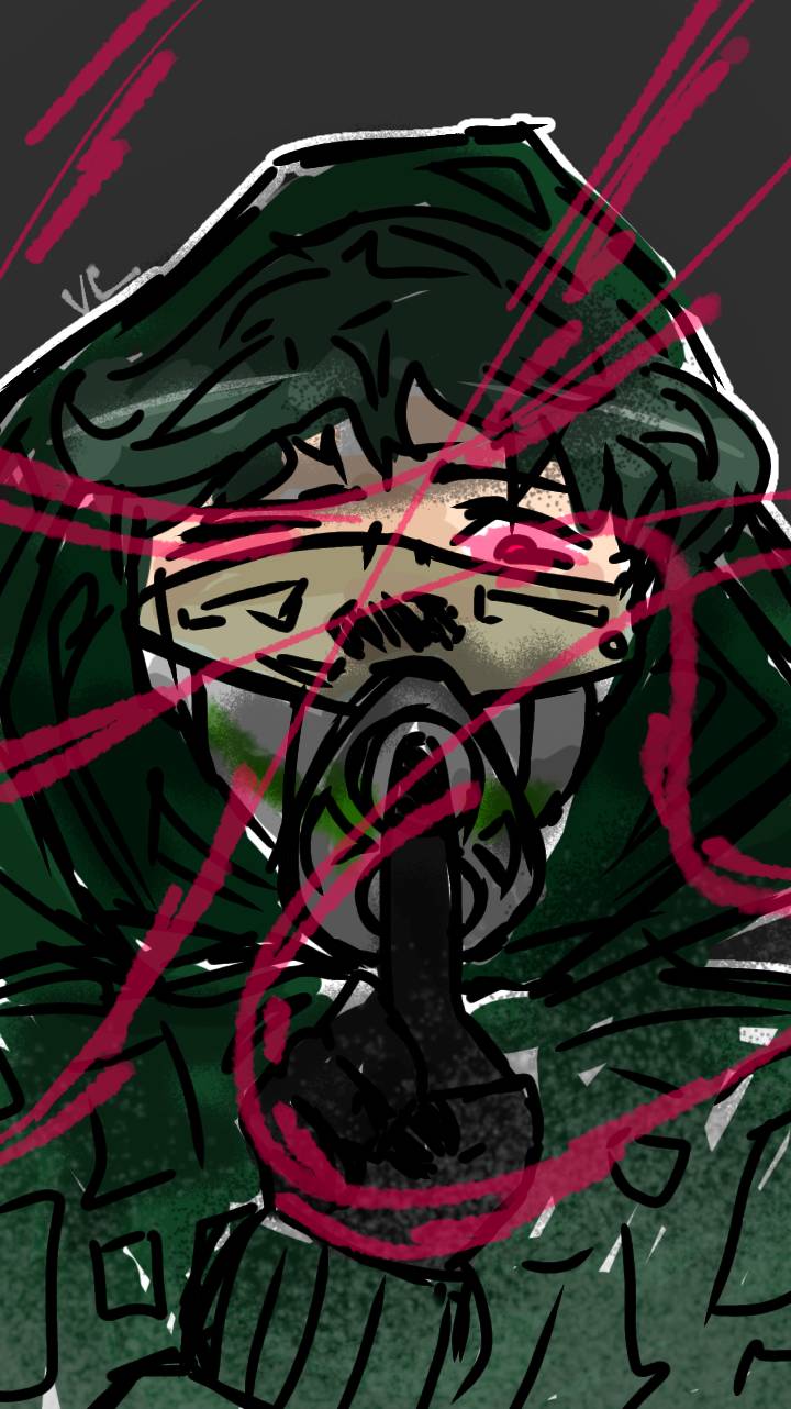 My villain Deku where he uses poison, guns and gas to make the kill (also: first time here OwO ...