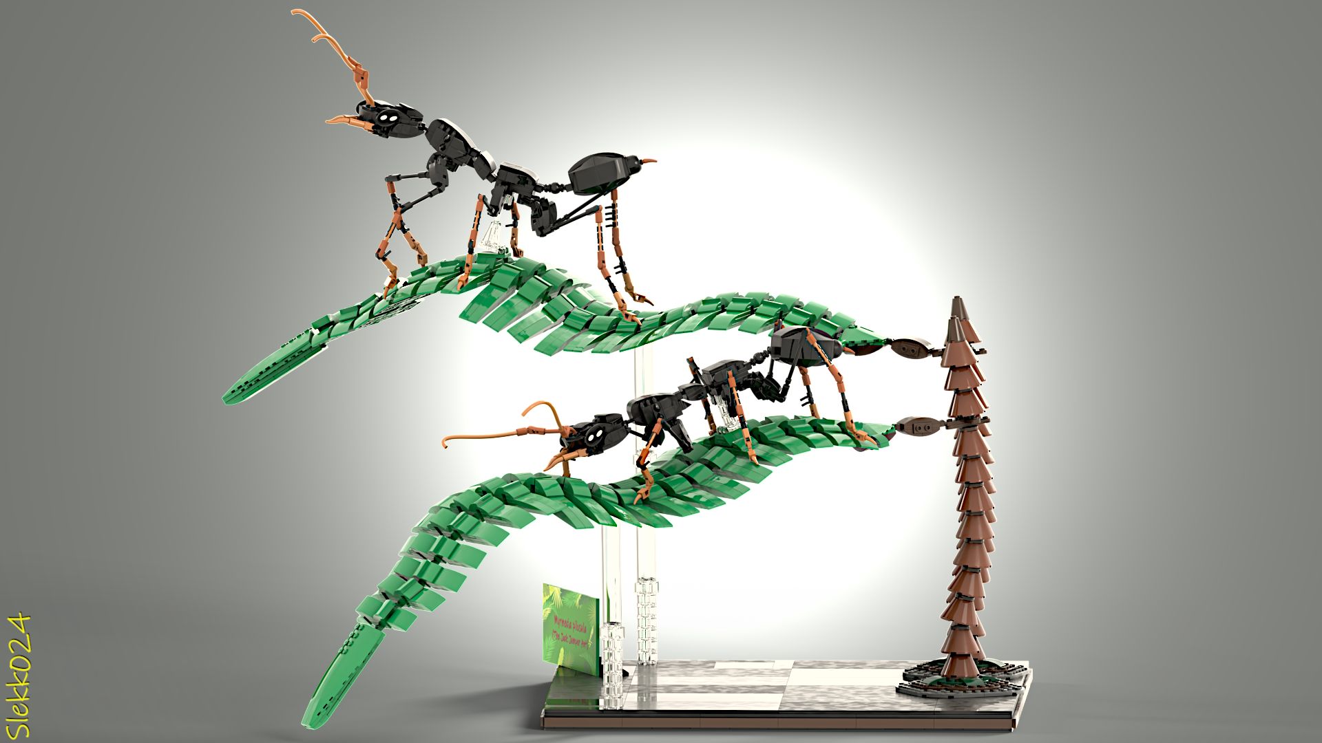Myrmecia pilosula in Lego. | Scrolller