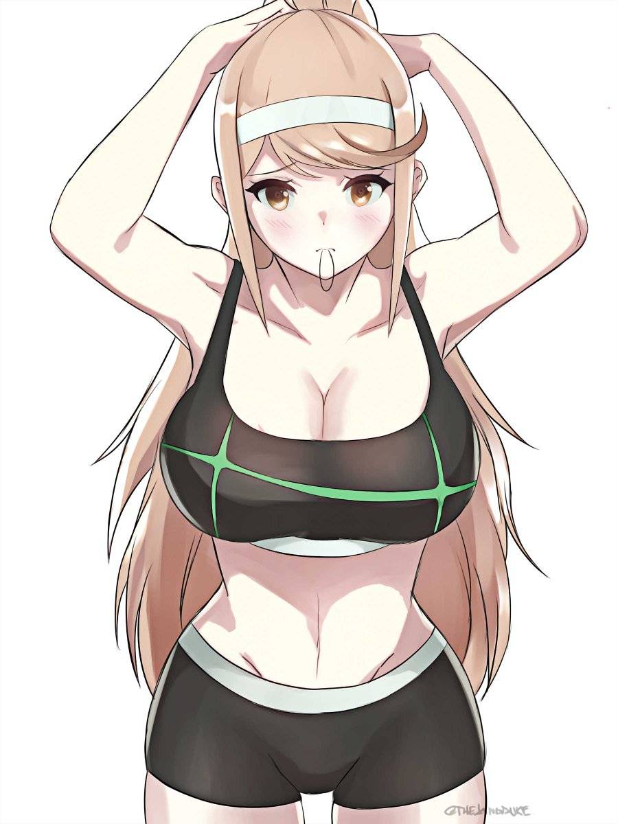 Mythra ready for some exercise | Scrolller