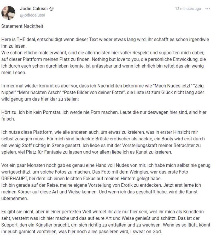 Nacktheit Statement 1/2 | Scrolller