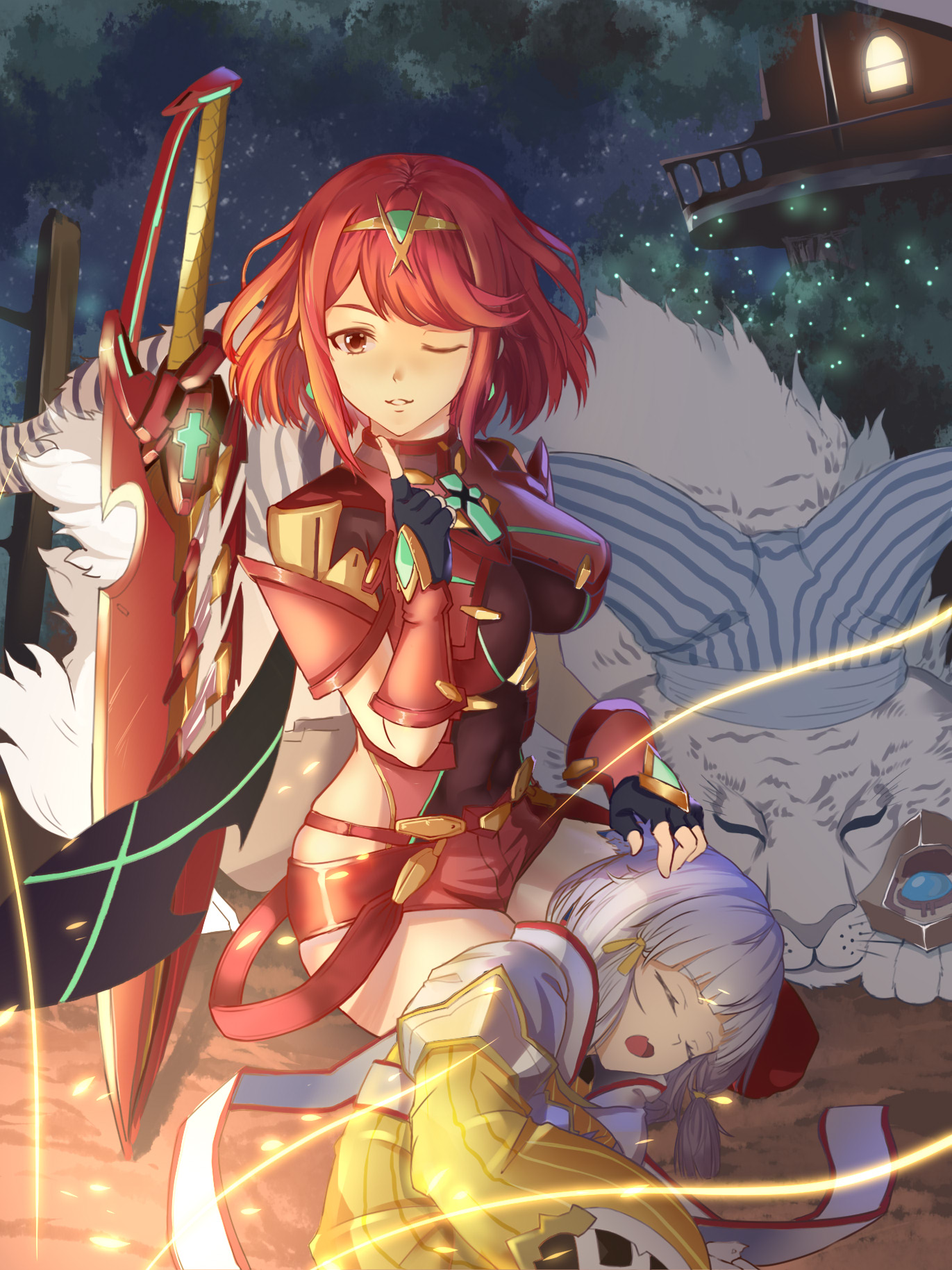Napping on Pyra's Lap | Scrolller