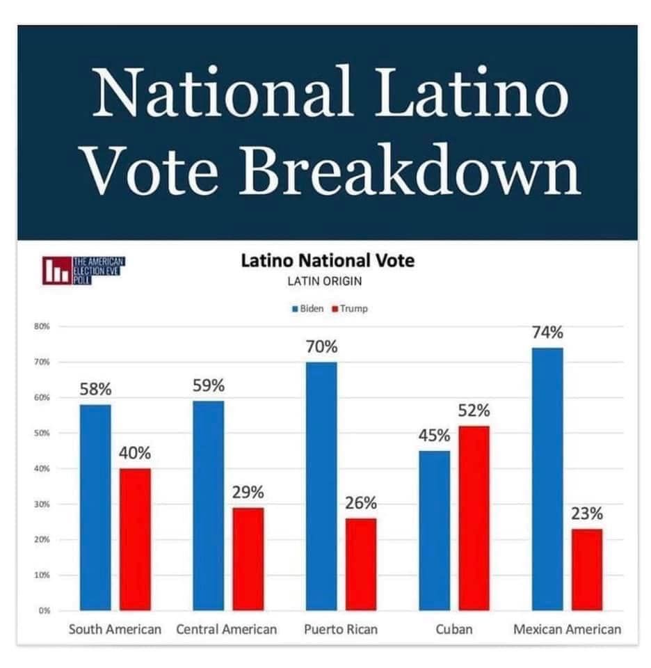 National Latino Vote Breakdown | Scrolller
