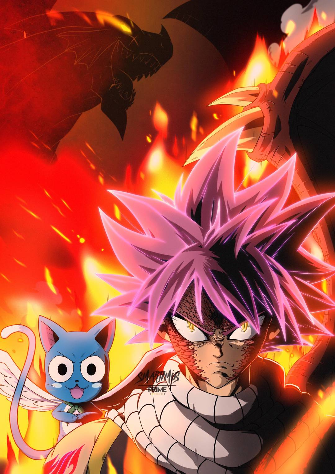 Natsu and Happy Fan Art by me! | Scrolller