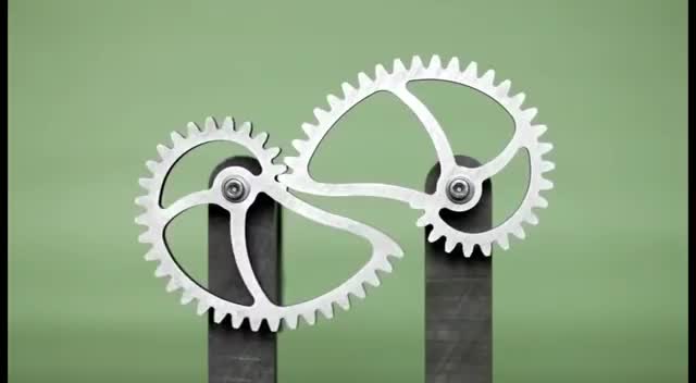 Nautilus Gears are odd-shaped gears that follow a Fibonacci spiral | Scrolller