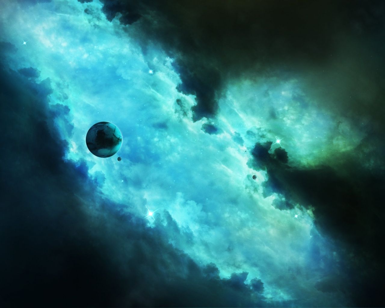 Nebula in the Blue [1280×1024] | Scrolller