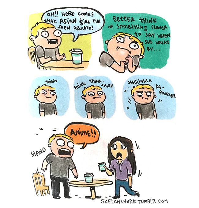 Neckbeard spots an Asian girl | Scrolller