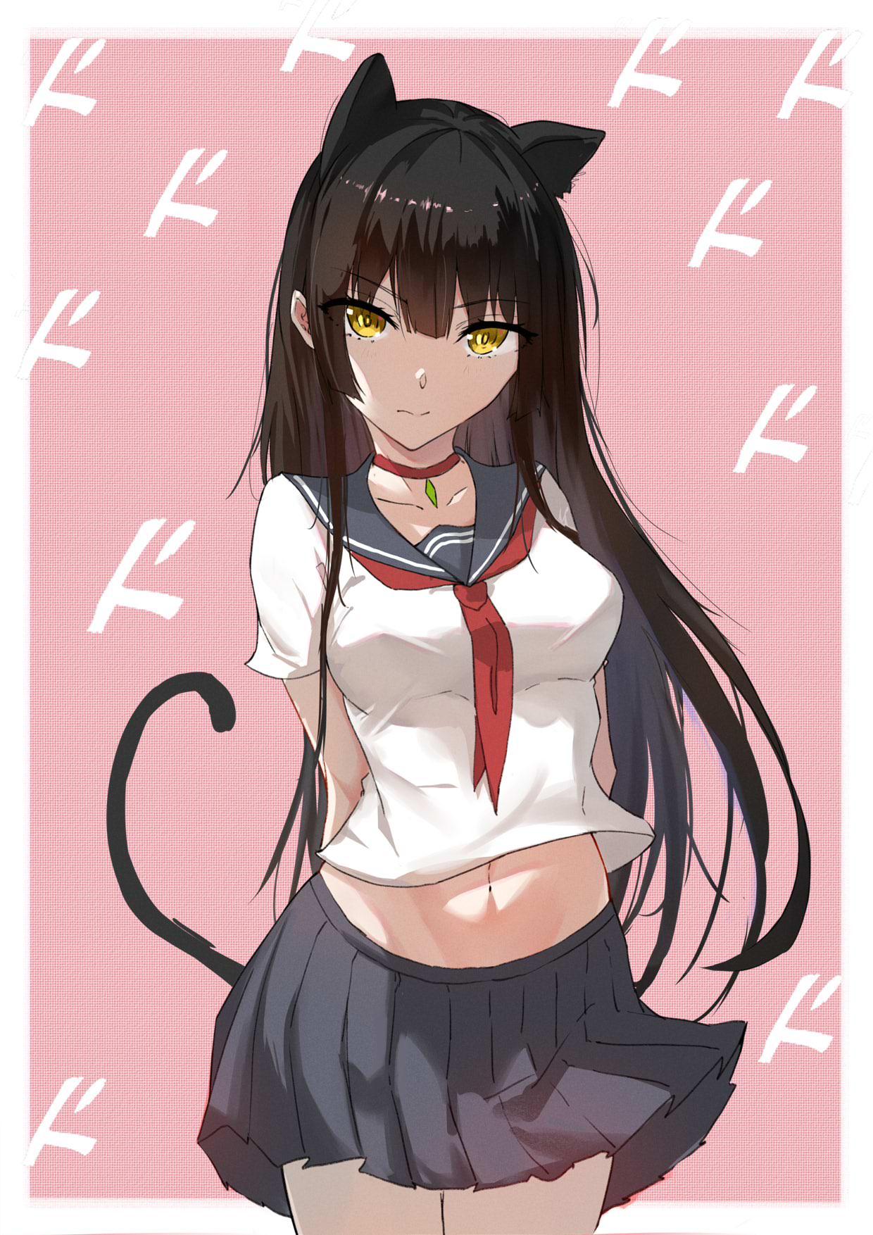 Neko in uniform | Scrolller
