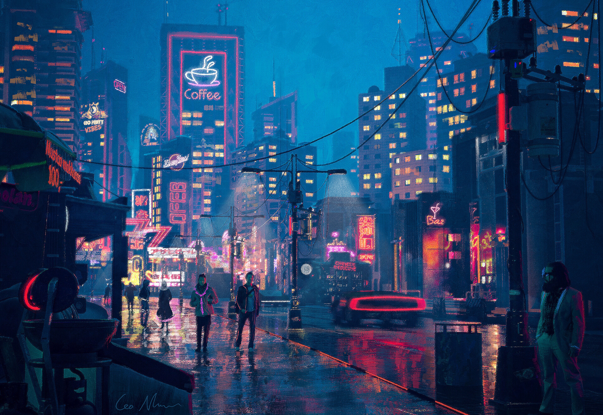 Neon Lights by Leo Nuutinen | Scrolller